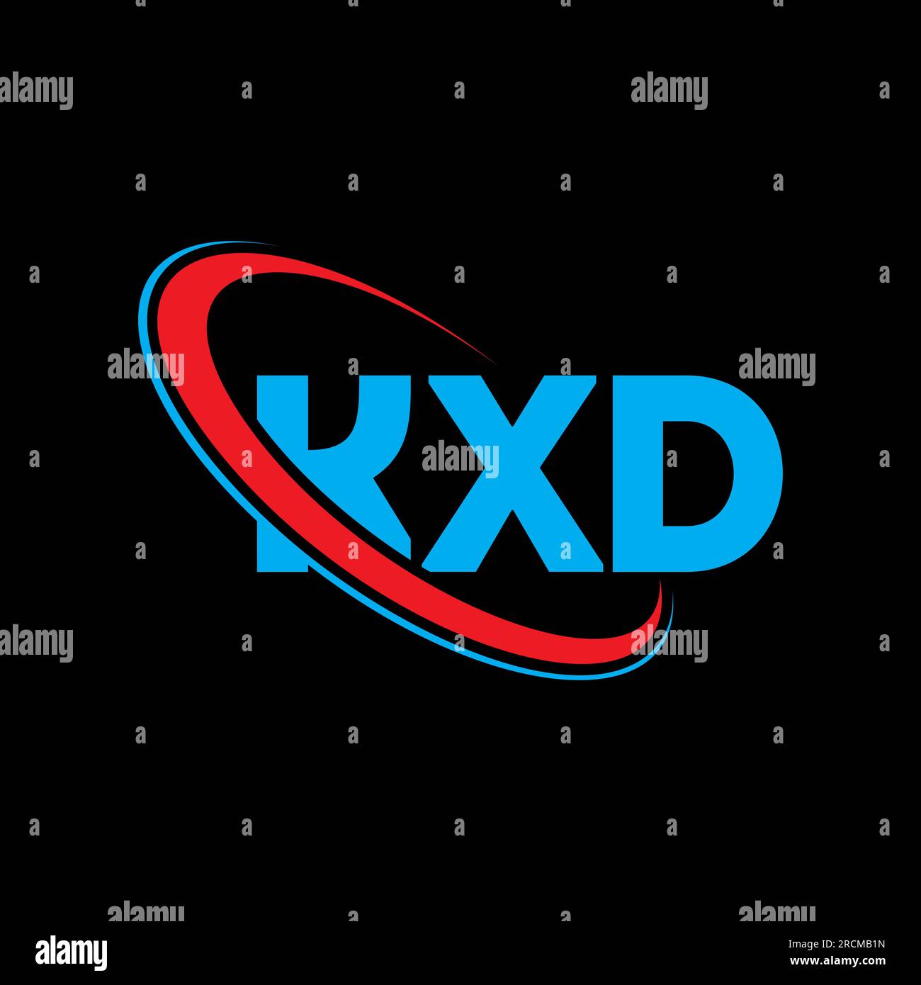 KXD logo. KXD letter. KXD letter logo design. Initials KXD logo linked ...