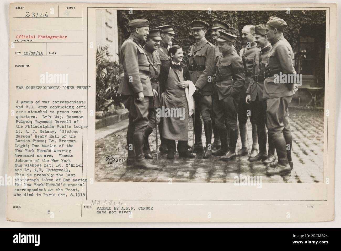 Maj boseman hi-res stock photography and images - Alamy