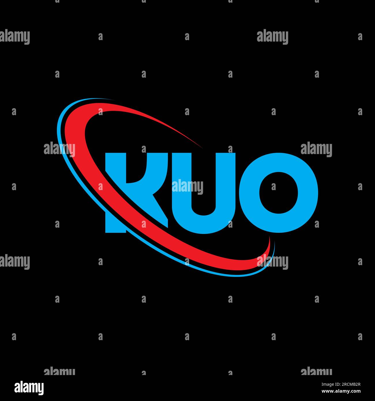 KUO logo. KUO letter. KUO letter logo design. Initials KUO logo linked ...