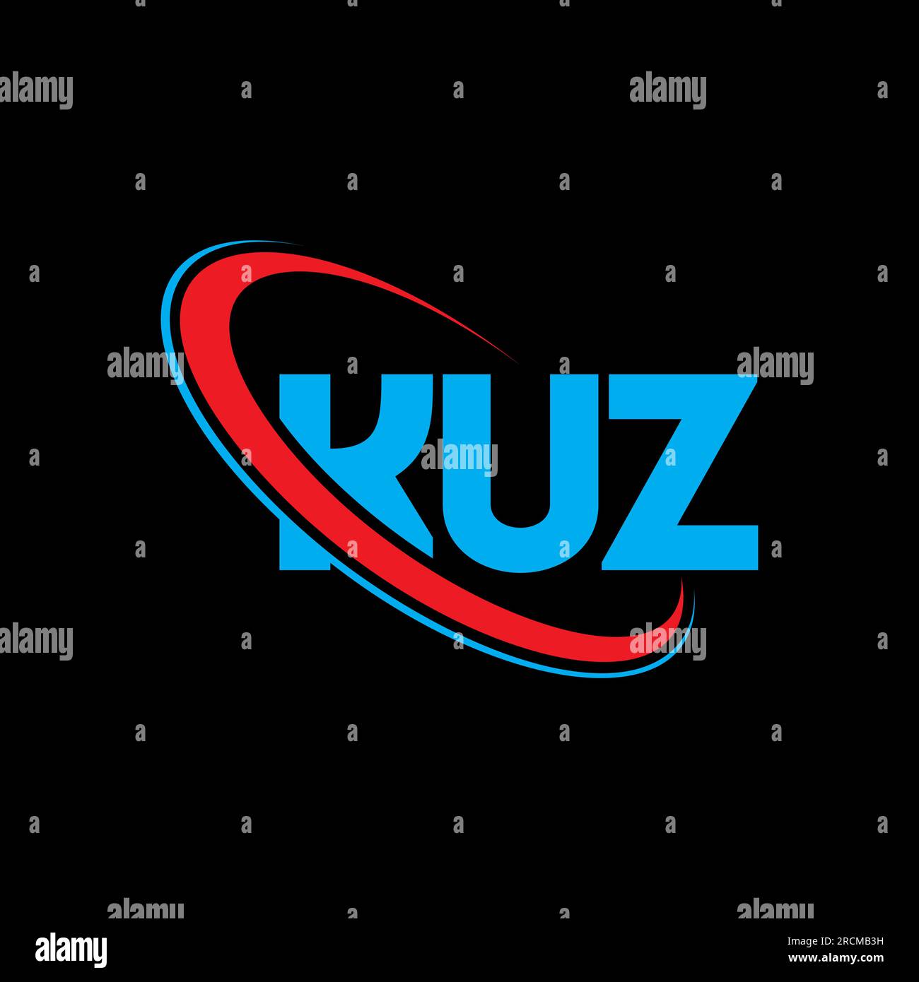 KUZ logo. KUZ letter. KUZ letter logo design. Initials KUZ logo linked ...