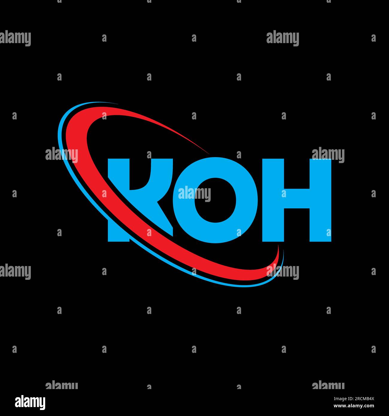 KOH logo. KOH letter. KOH letter logo design. Initials KOH logo linked ...