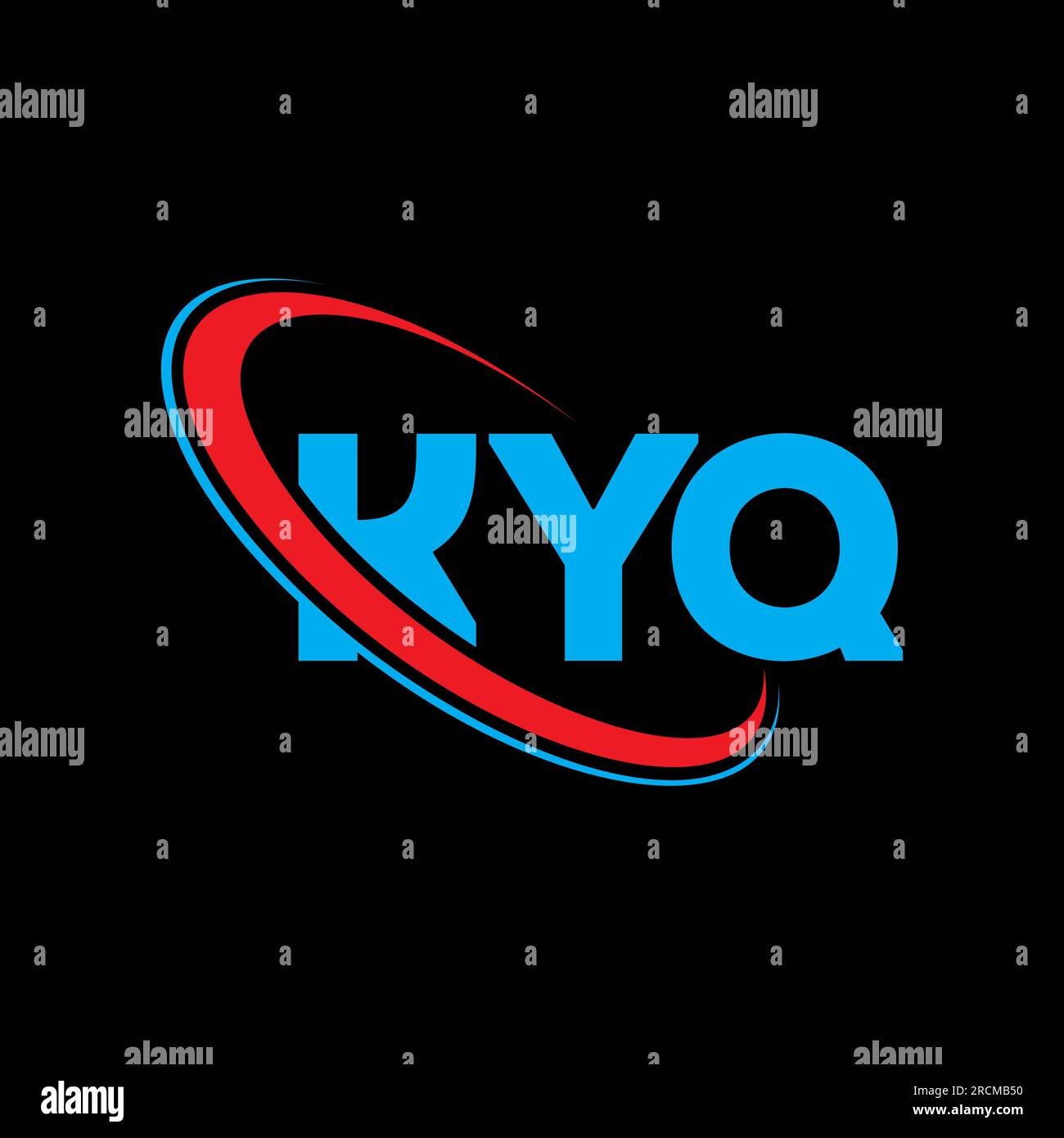 KYQ logo. KYQ letter. KYQ letter logo design. Initials KYQ logo linked ...