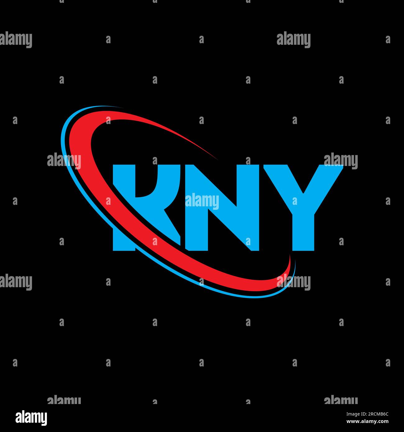 KNY logo. KNY letter. KNY letter logo design. Initials KNY logo linked ...
