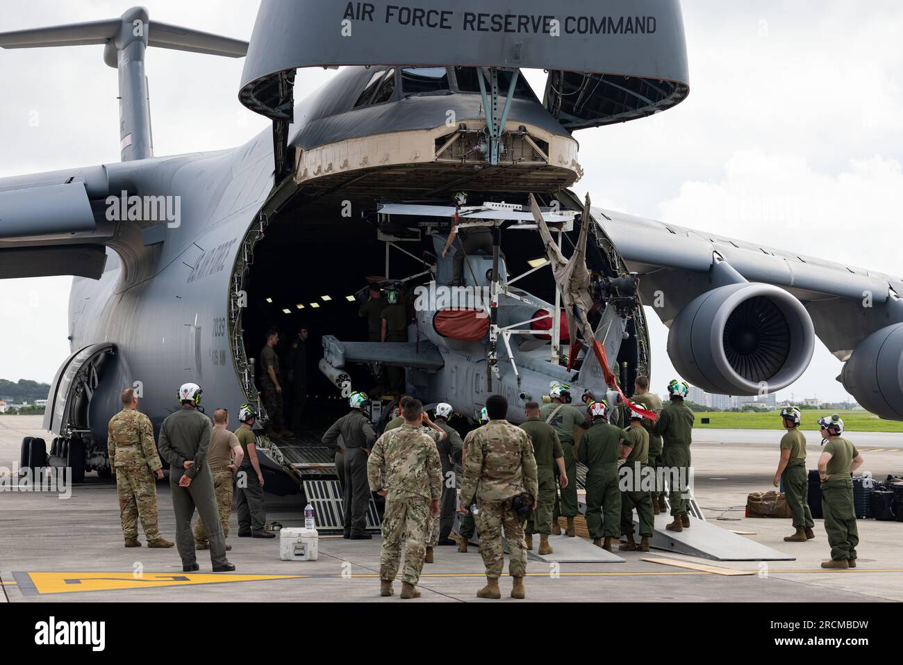 U.S. Marines with Light Attack Helicopter Squadron (HMLA) 169, deployed ...