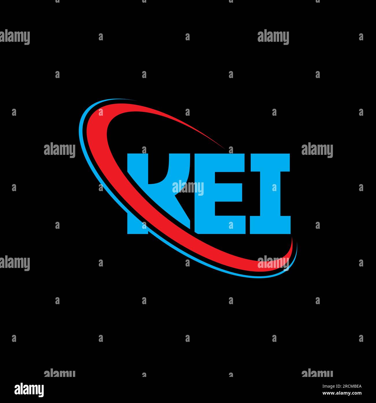 KEI logo. KEI letter. KEI letter logo design. Initials KEI logo linked ...