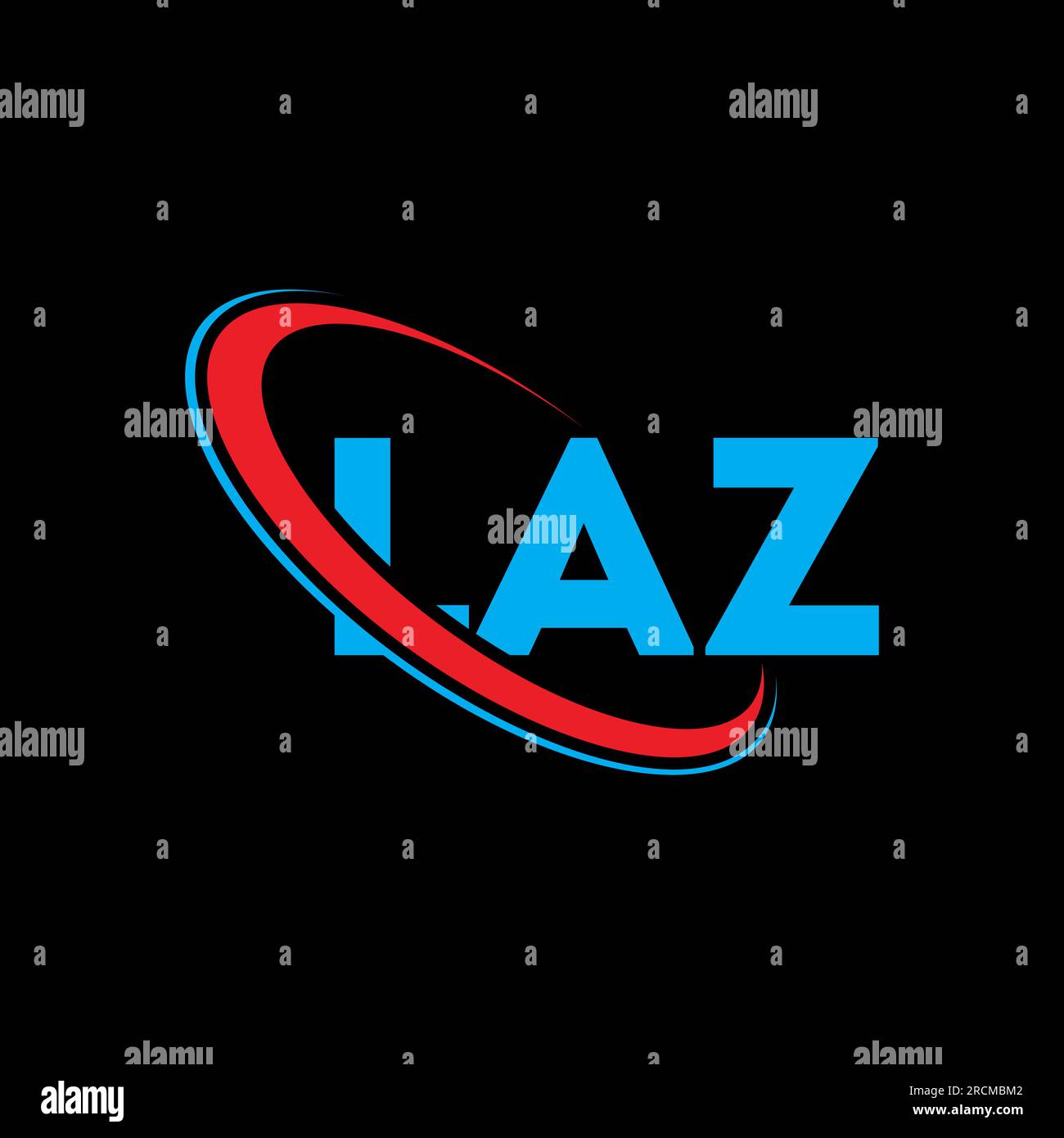 LAZ logo. LAZ letter. LAZ letter logo design. Initials LAZ logo linked ...