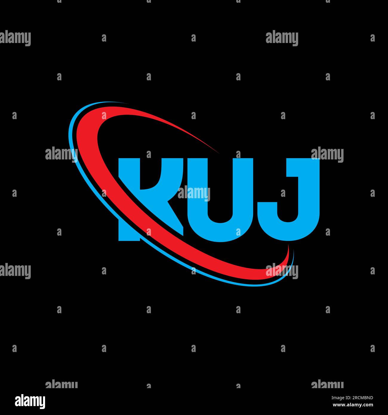 KUJ logo. KUJ letter. KUJ letter logo design. Initials KUJ logo linked ...