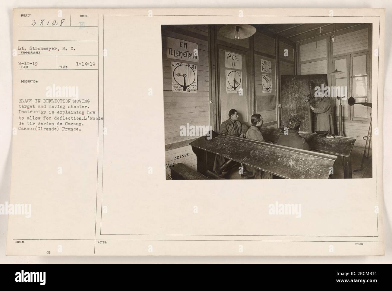 Caption: In this photograph taken at L'Ecole de tir Aerian de Cazaux ...