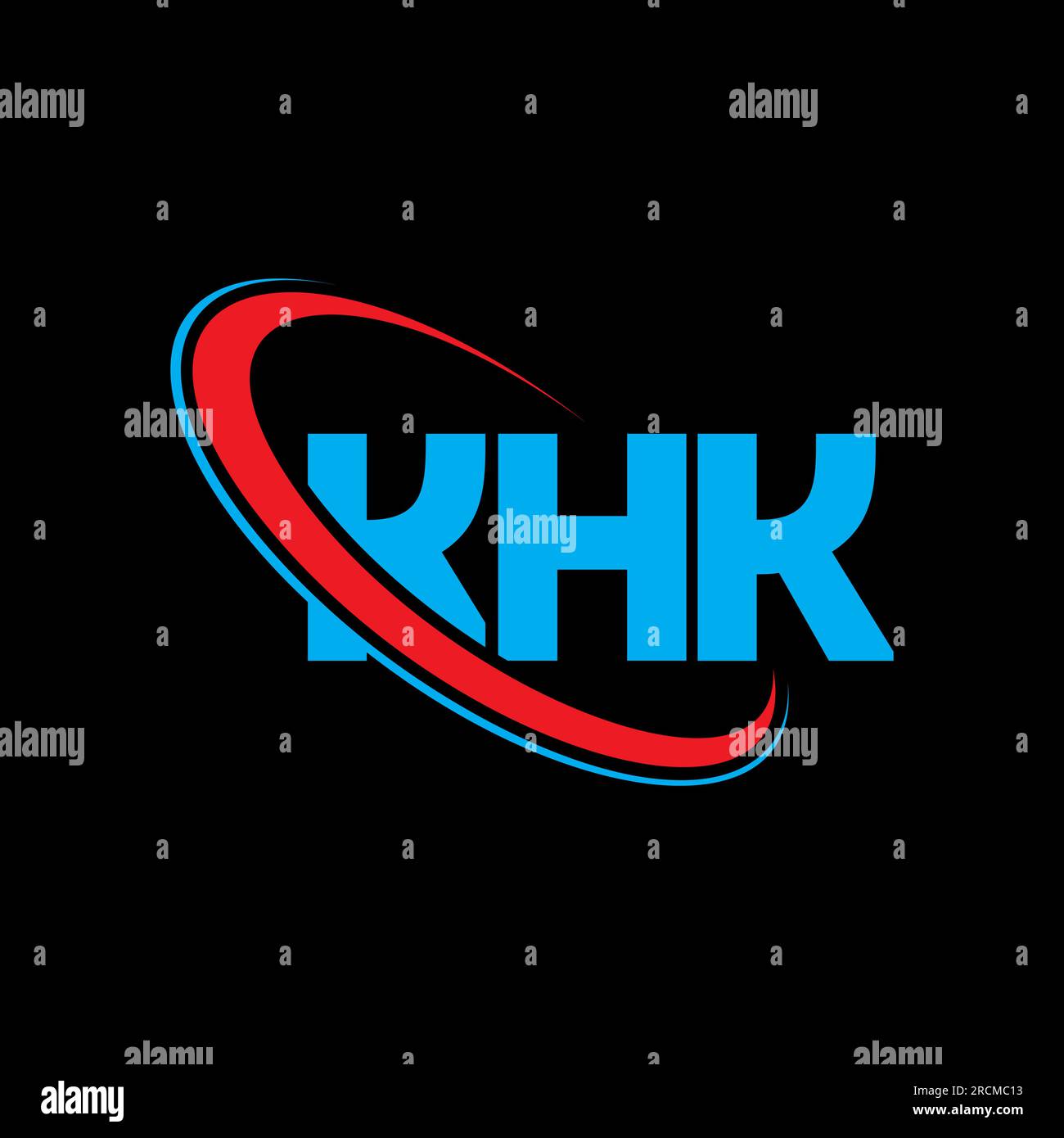 KHK logo. KHK letter. KHK letter logo design. Initials KHK logo linked with circle and uppercase ...