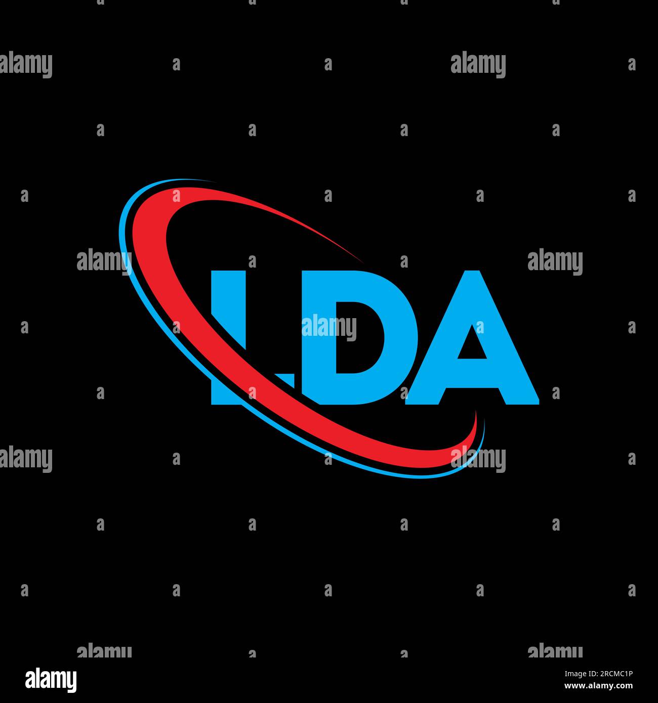 LDA logo. LDA letter. LDA letter logo design. Initials LDA logo linked ...