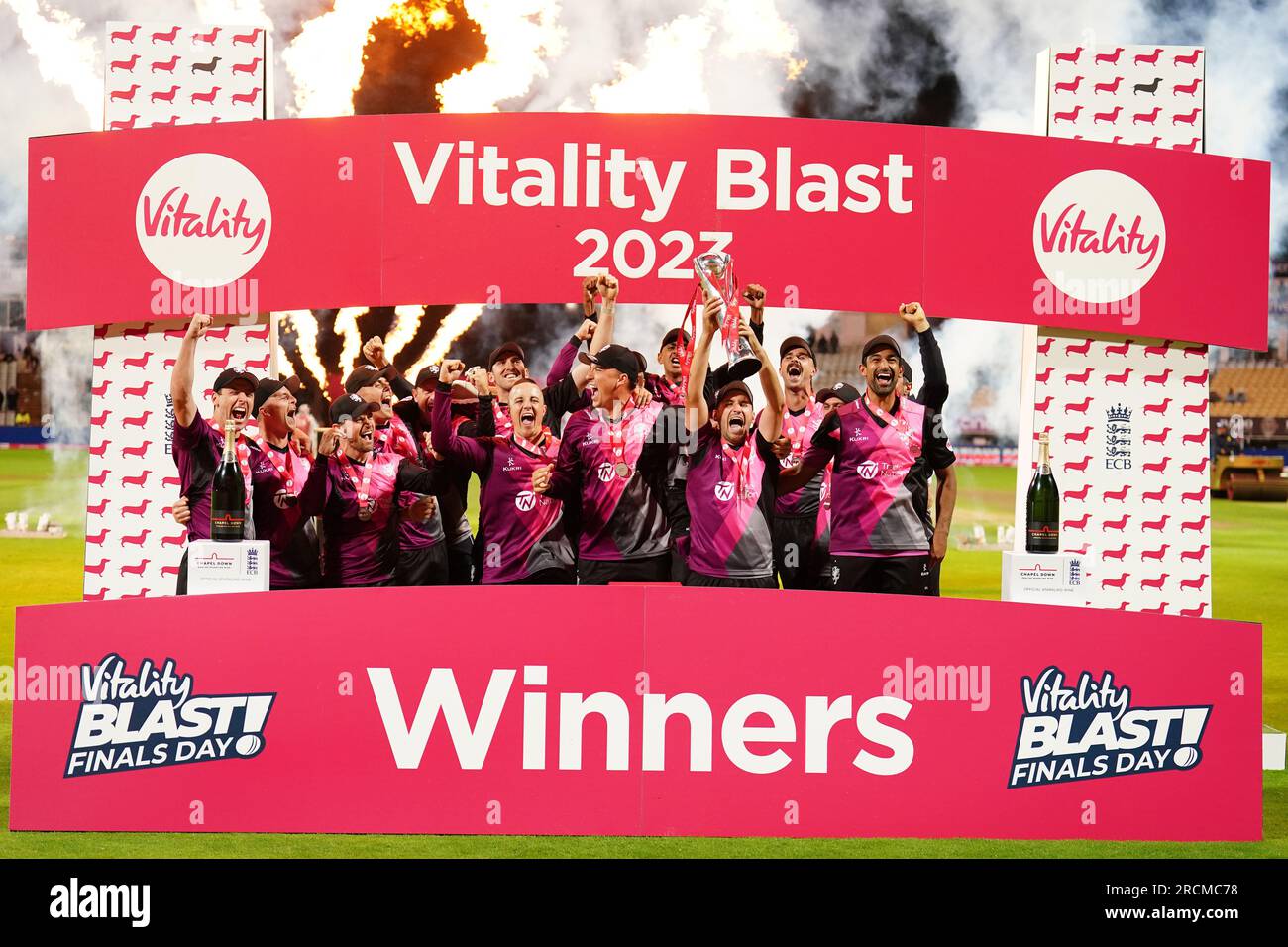 Somerset t20 blast 2023 trophy hi-res stock photography and images - Alamy