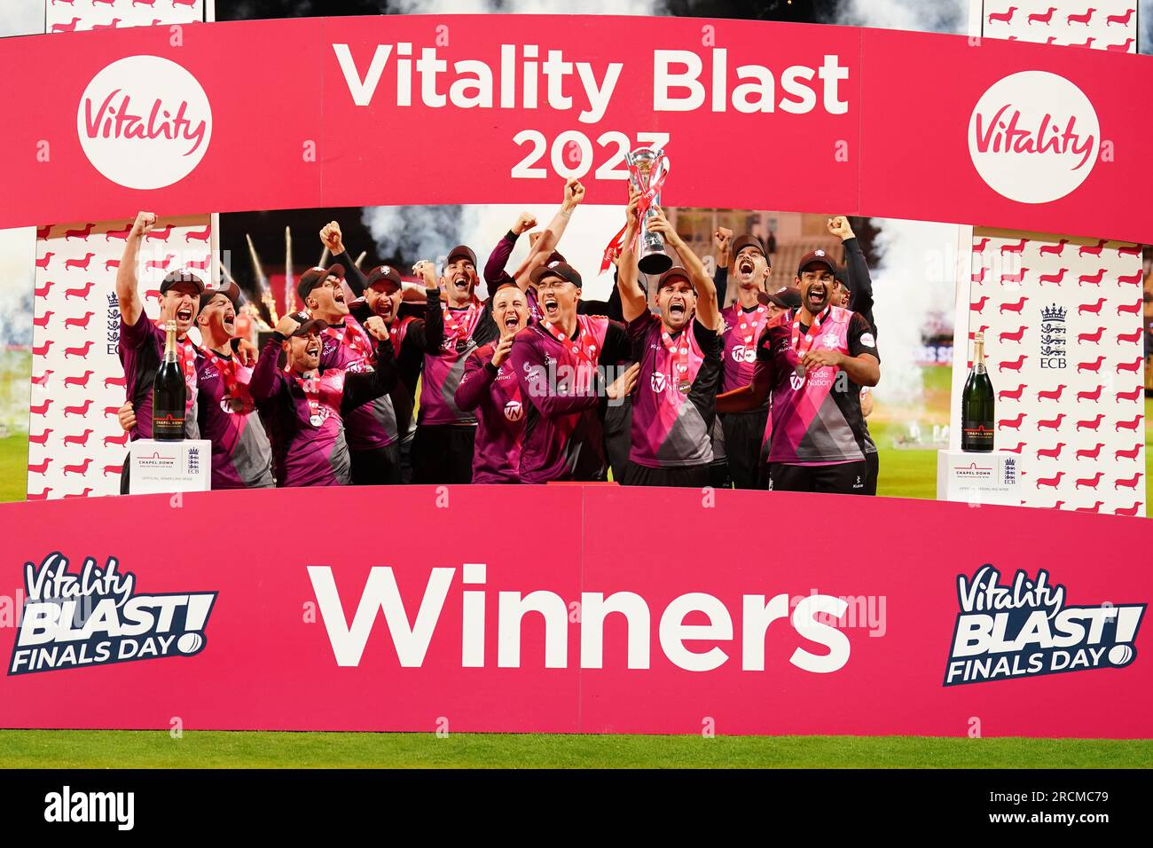 Somerset t20 blast 2023 trophy hi-res stock photography and images - Alamy