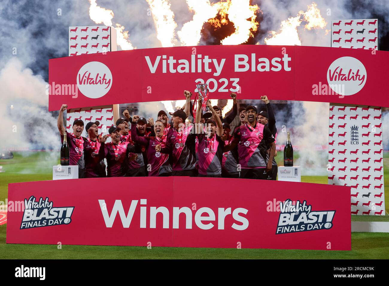 Somerset t20 blast 2023 trophy hi-res stock photography and images - Alamy