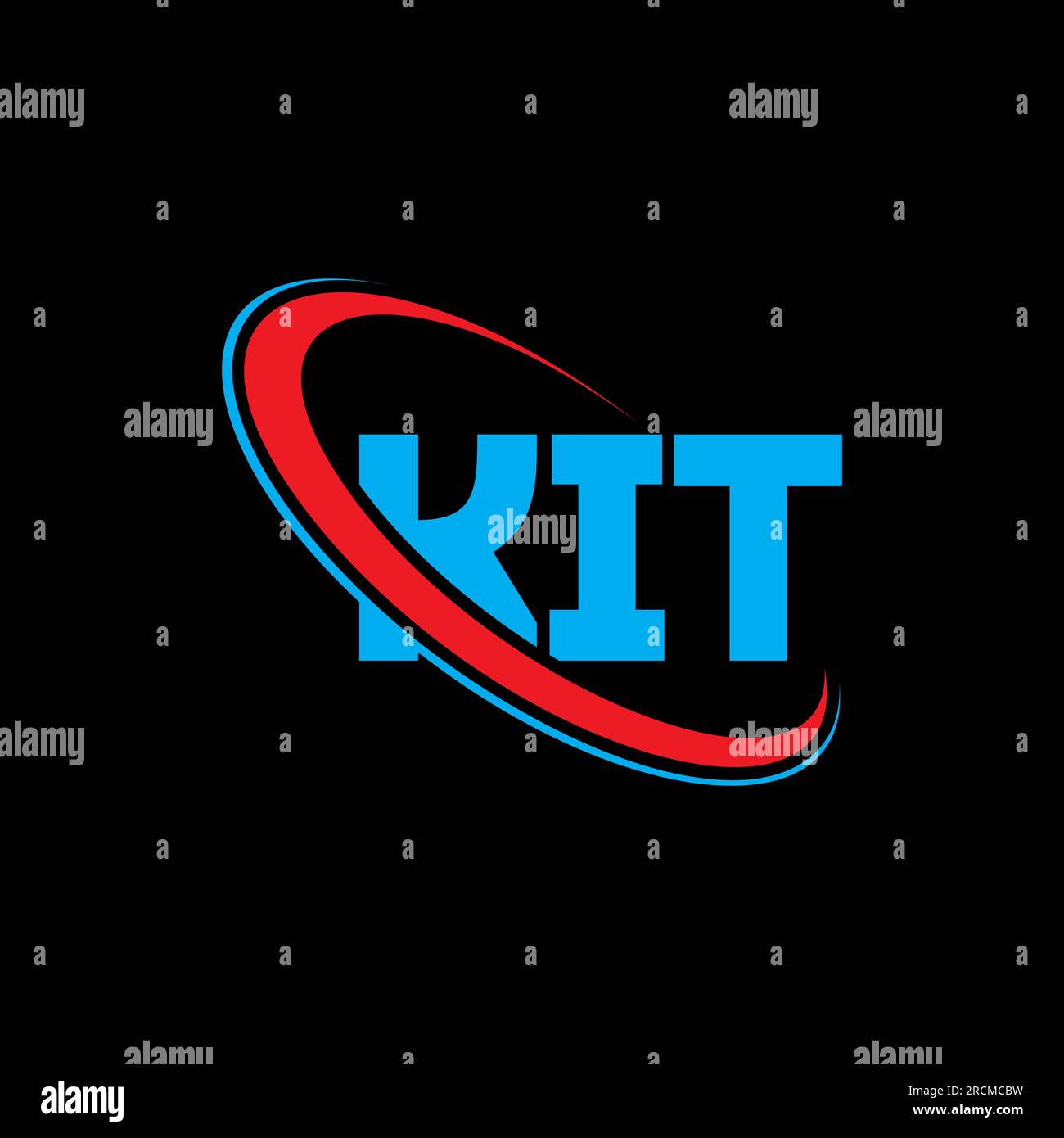 KIT logo. KIT letter. KIT letter logo design. Initials KIT logo linked ...