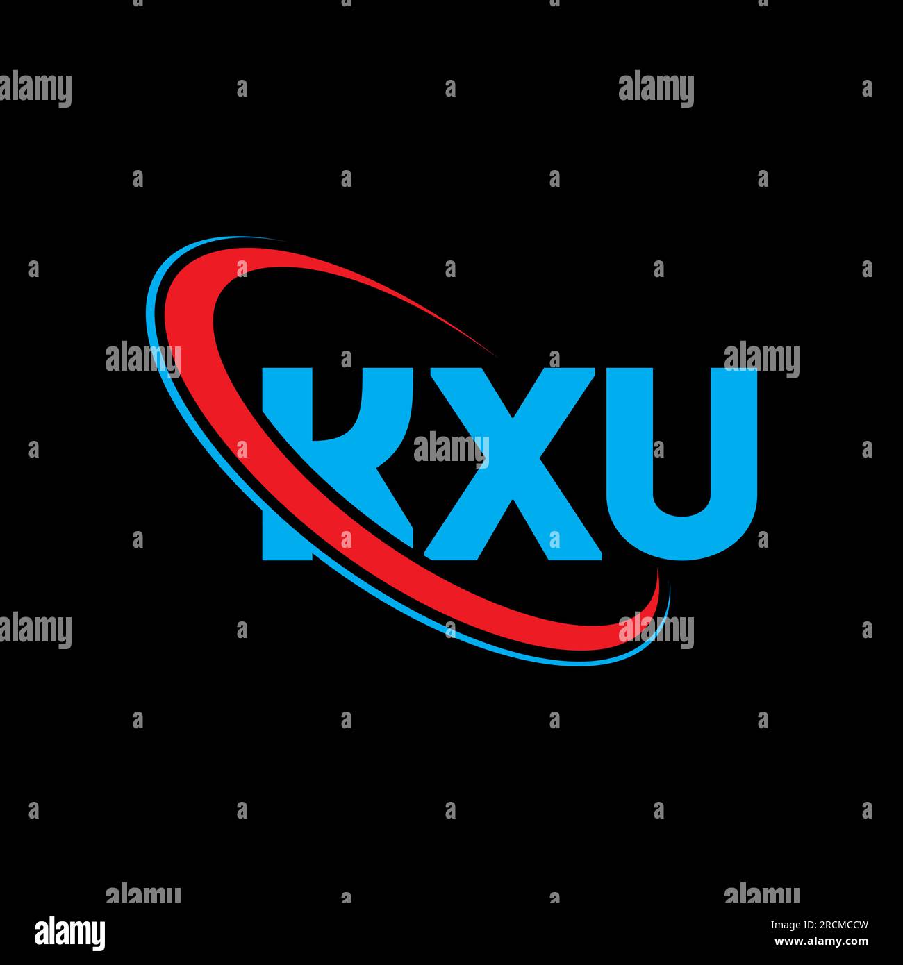 Kxu circle logo Stock Vector Images - Alamy