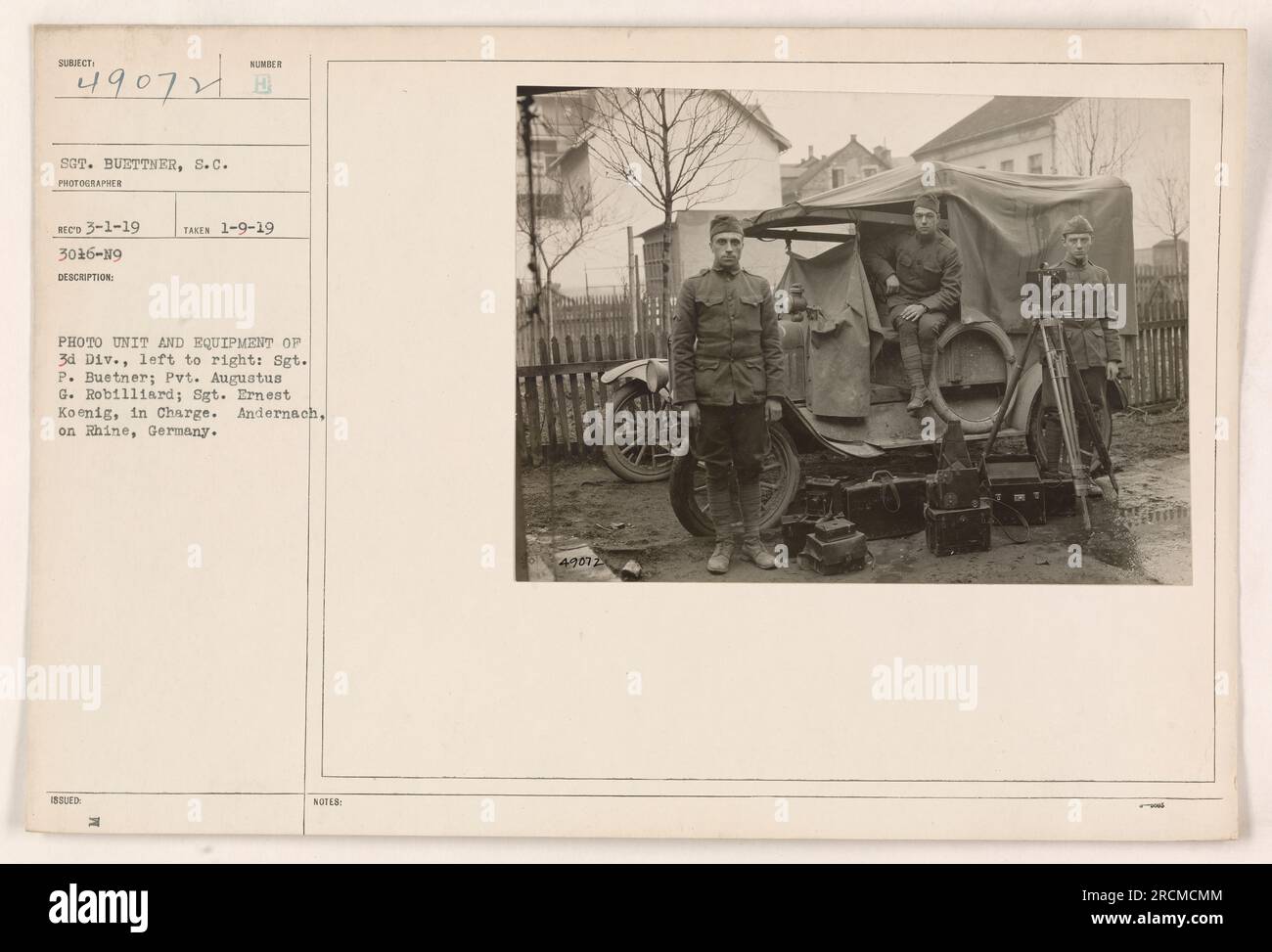 Sgt ernest koenig hi-res stock photography and images - Alamy