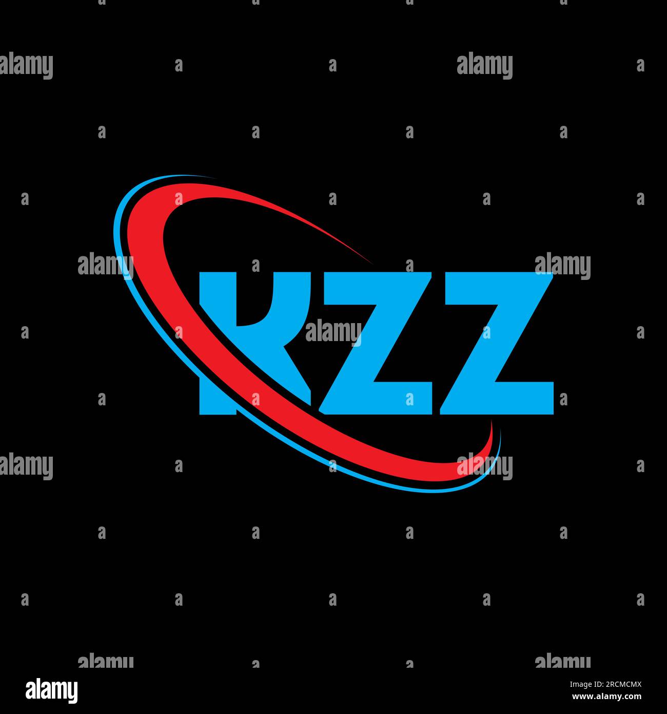 KZZ logo. KZZ letter. KZZ letter logo design. Initials KZZ logo linked ...