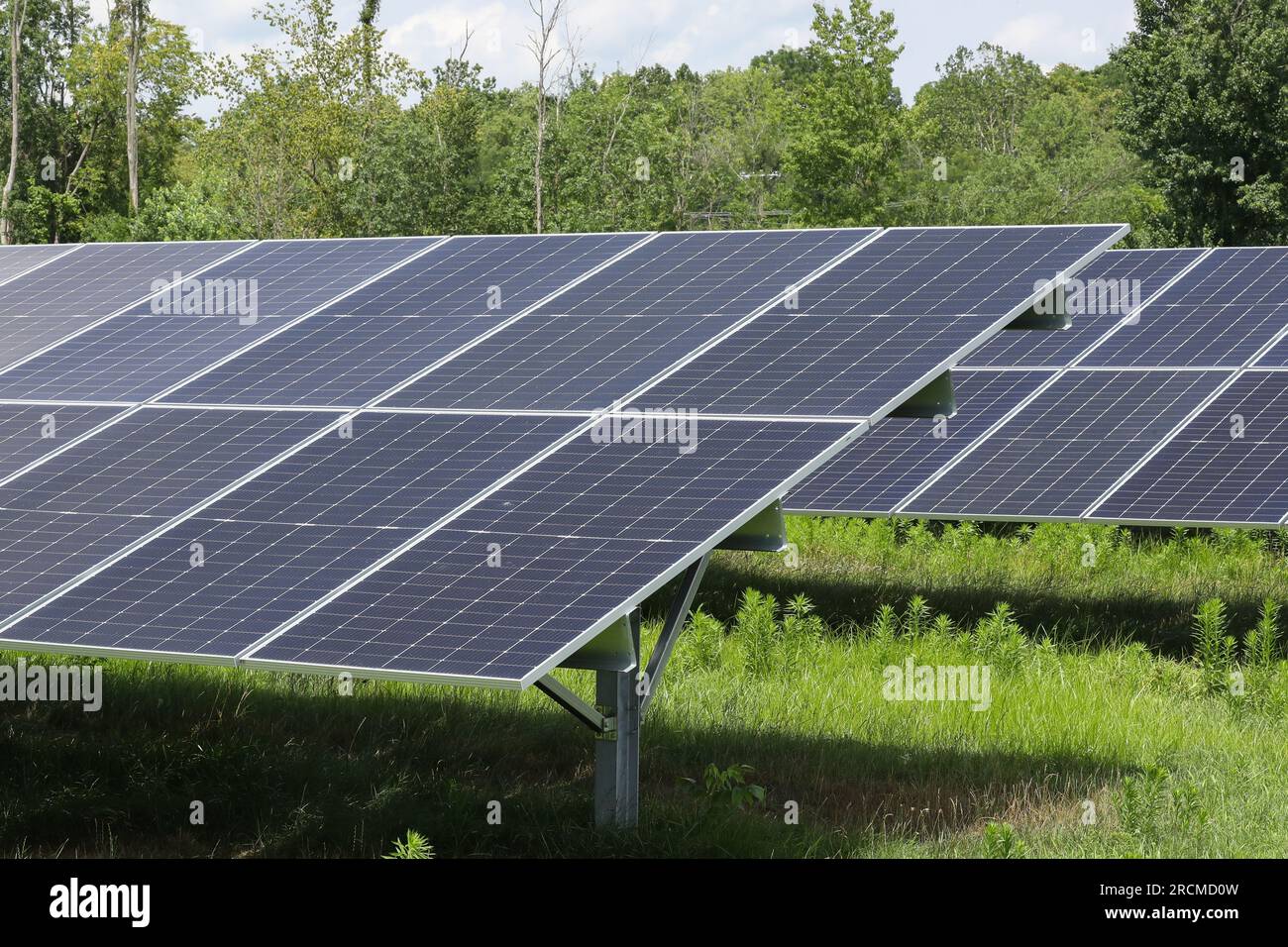 Bloomsburg, United States. 15th July, 2023. Part of a ten acre solar ...