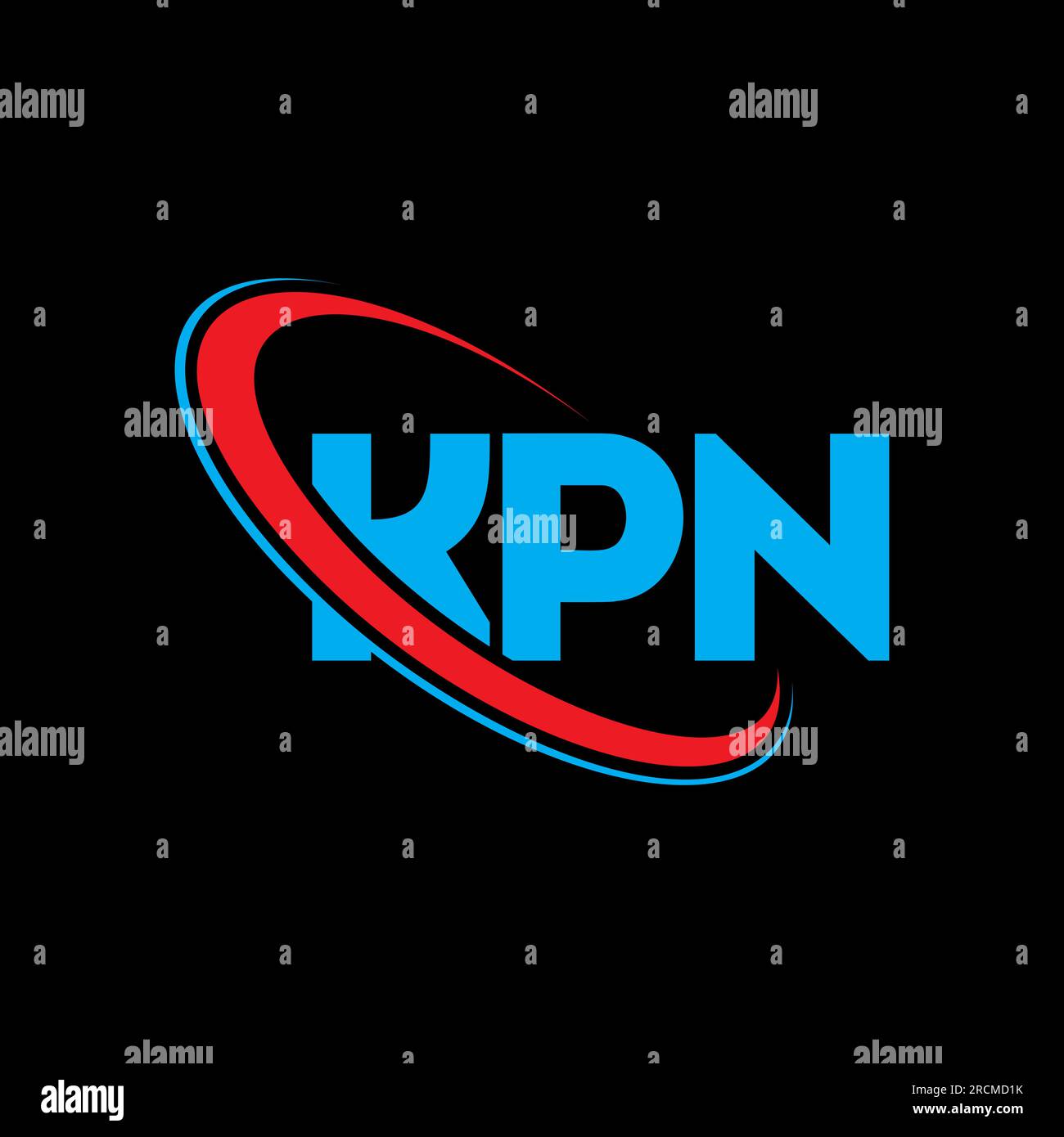 KPN logo. KPN letter. KPN letter logo design. Initials KPN logo linked ...