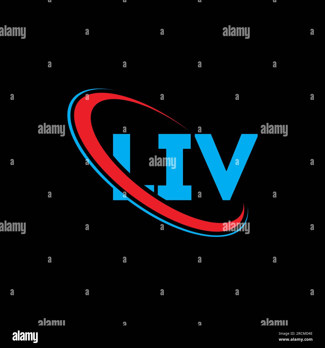 LIV logo. LIV letter. LIV letter logo design. Initials LIV logo linked ...