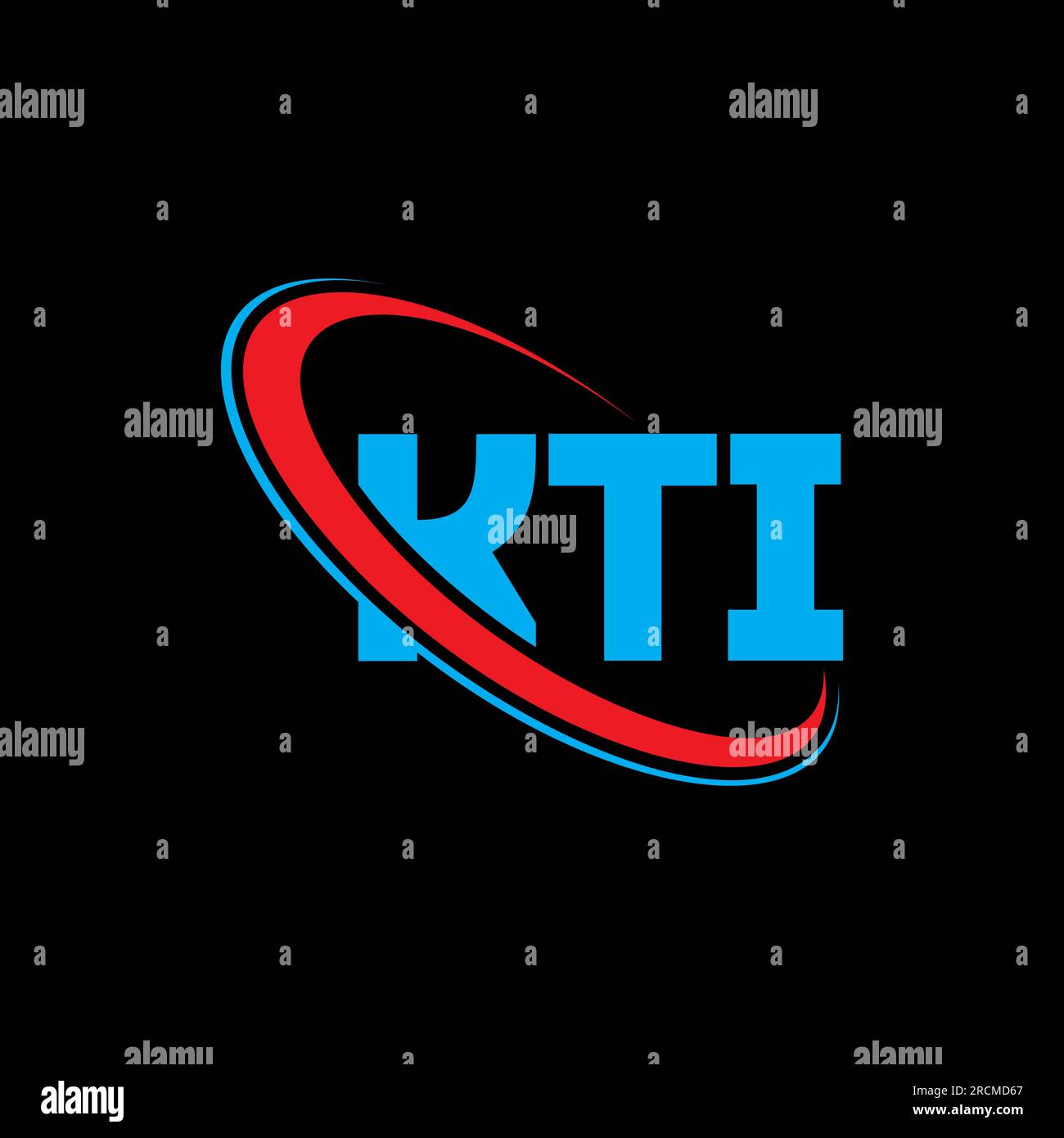 KTI logo. KTI letter. KTI letter logo design. Initials KTI logo linked ...