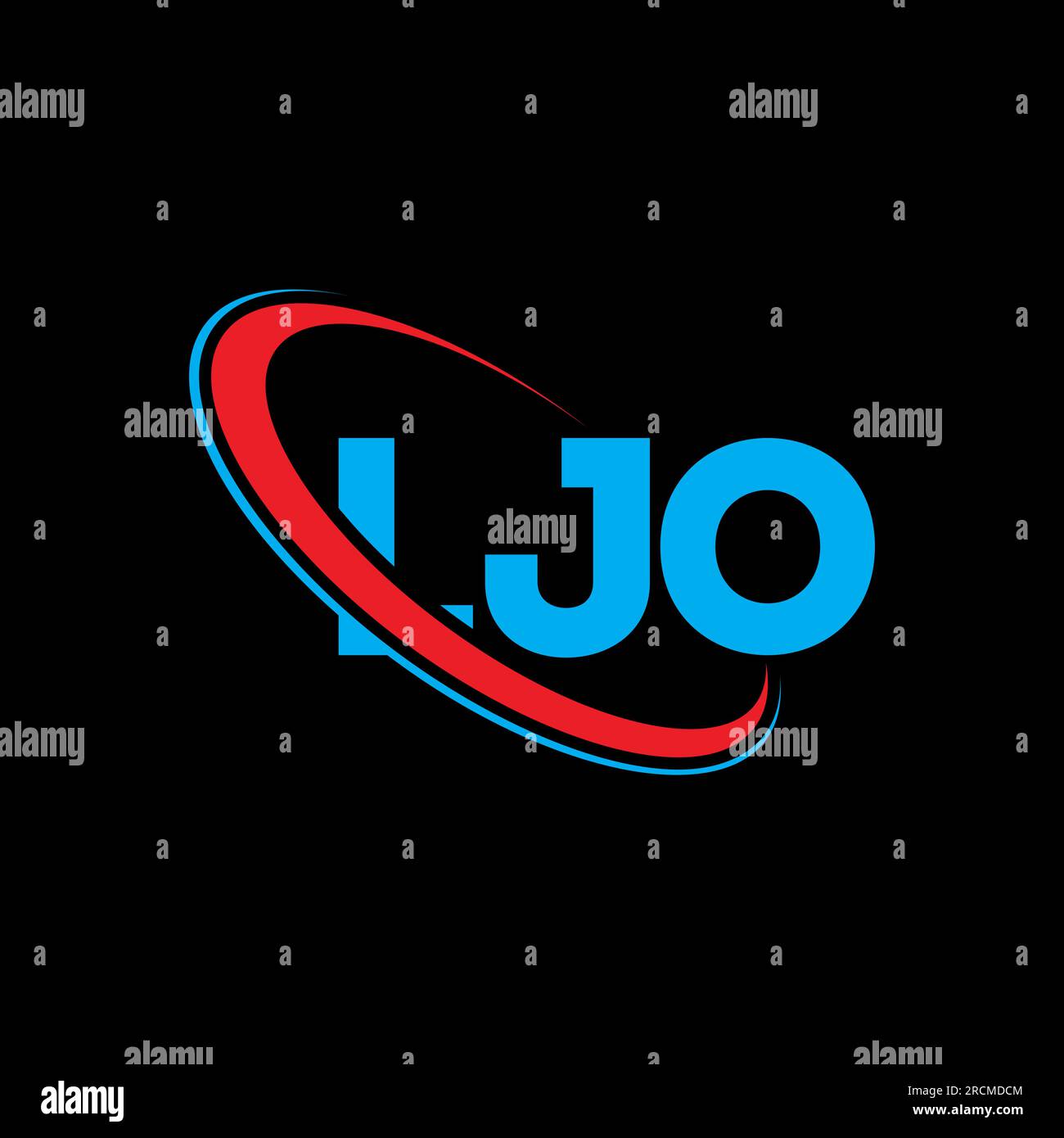 LJO logo. LJO letter. LJO letter logo design. Initials LJO logo linked ...