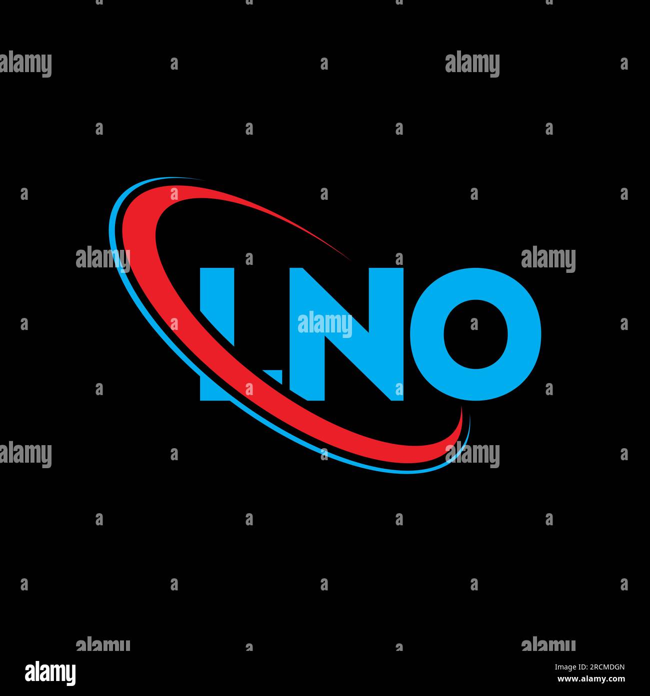 LNO logo. LNO letter. LNO letter logo design. Initials LNO logo linked ...