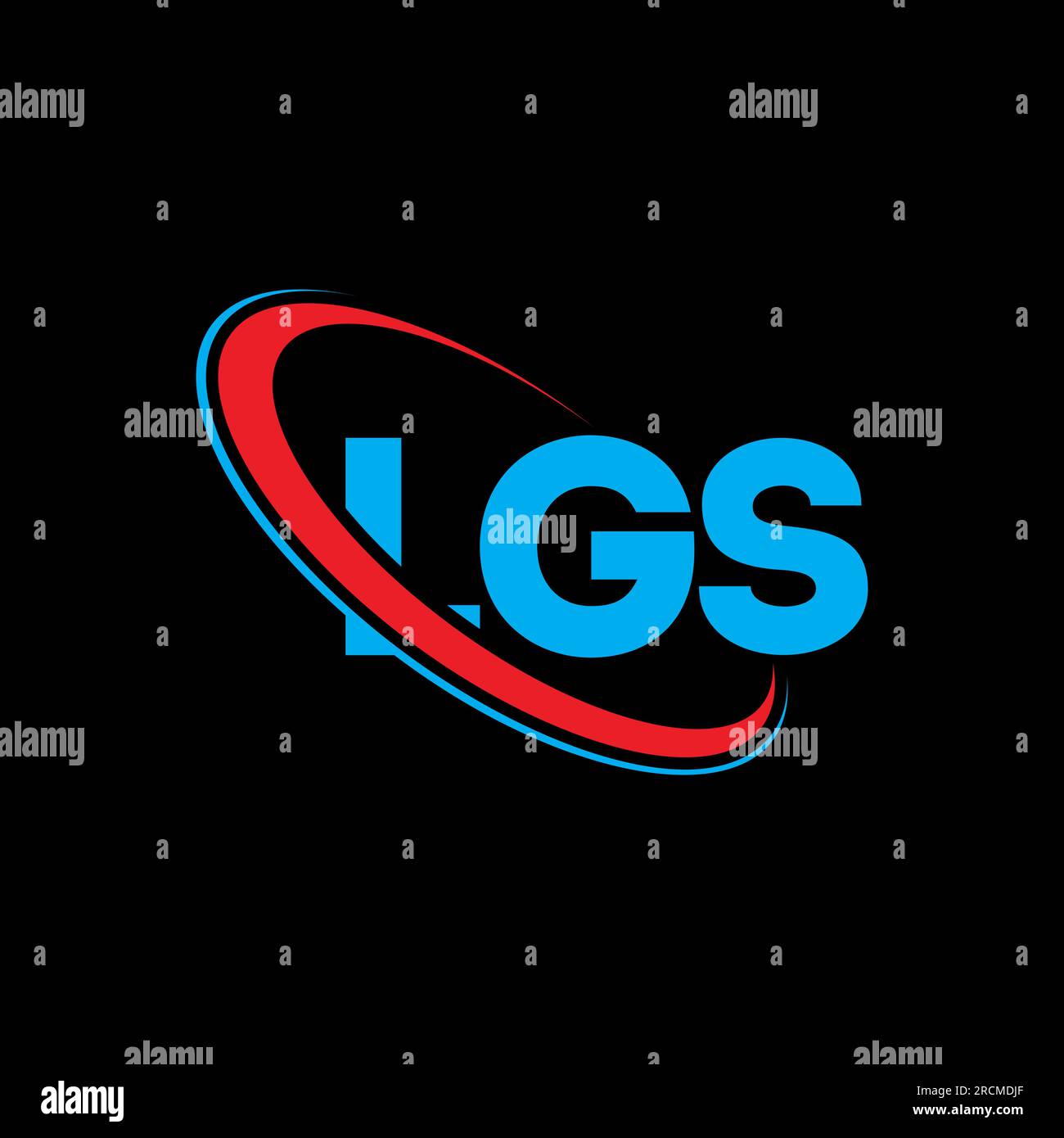 LGS logo. LGS letter. LGS letter logo design. Initials LGS logo linked with circle and uppercase ...