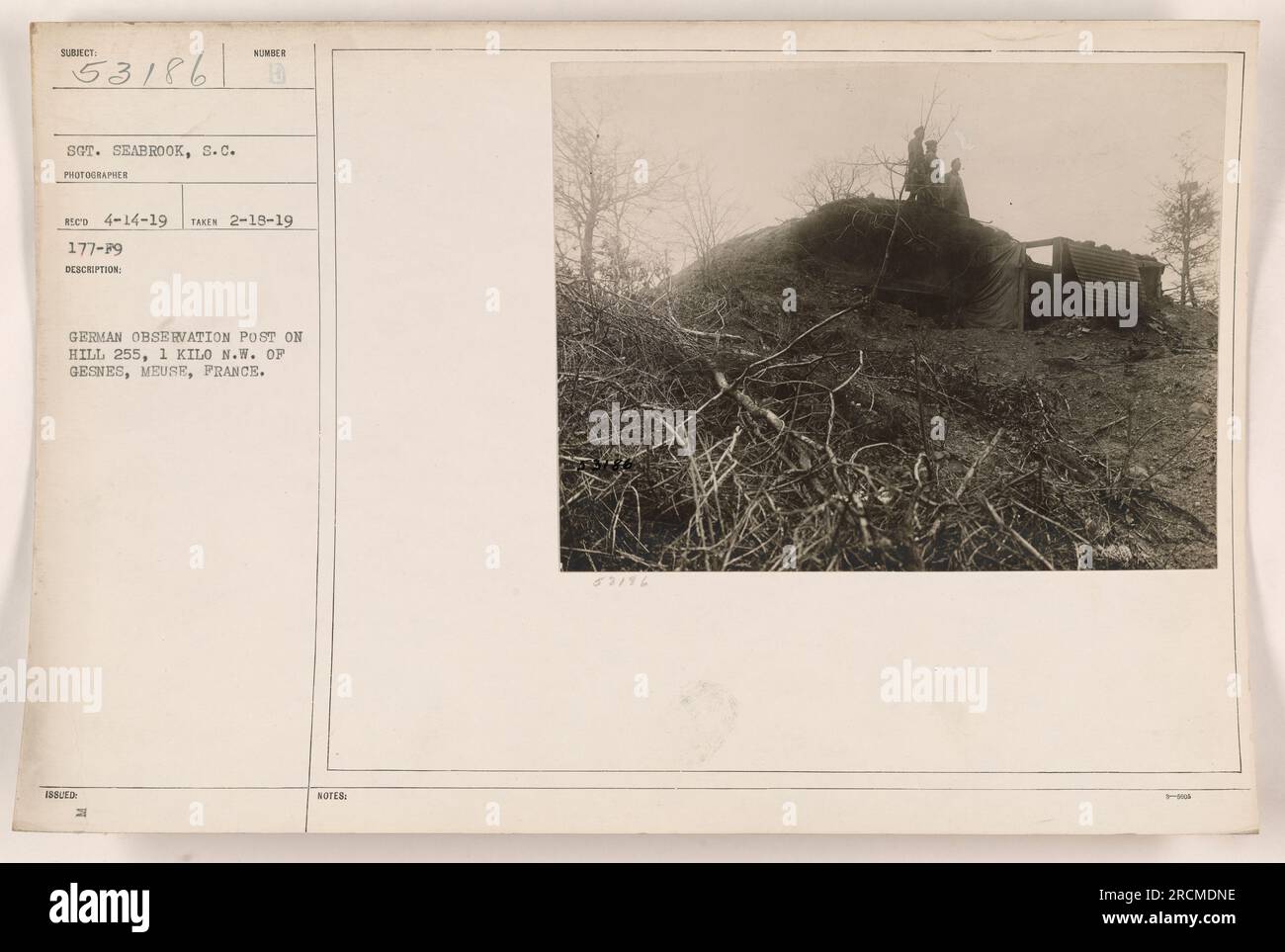 Lookout post of german soldiers hi-res stock photography and images - Alamy