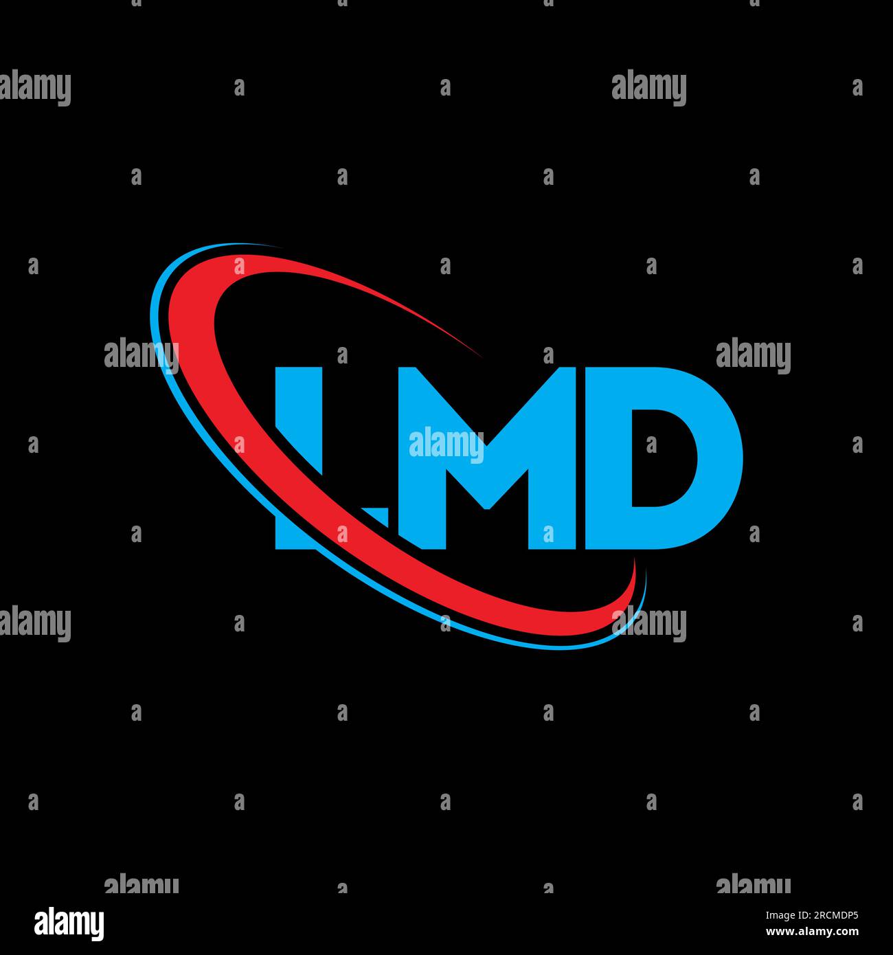 LMD logo. LMD letter. LMD letter logo design. Initials LMD logo linked ...