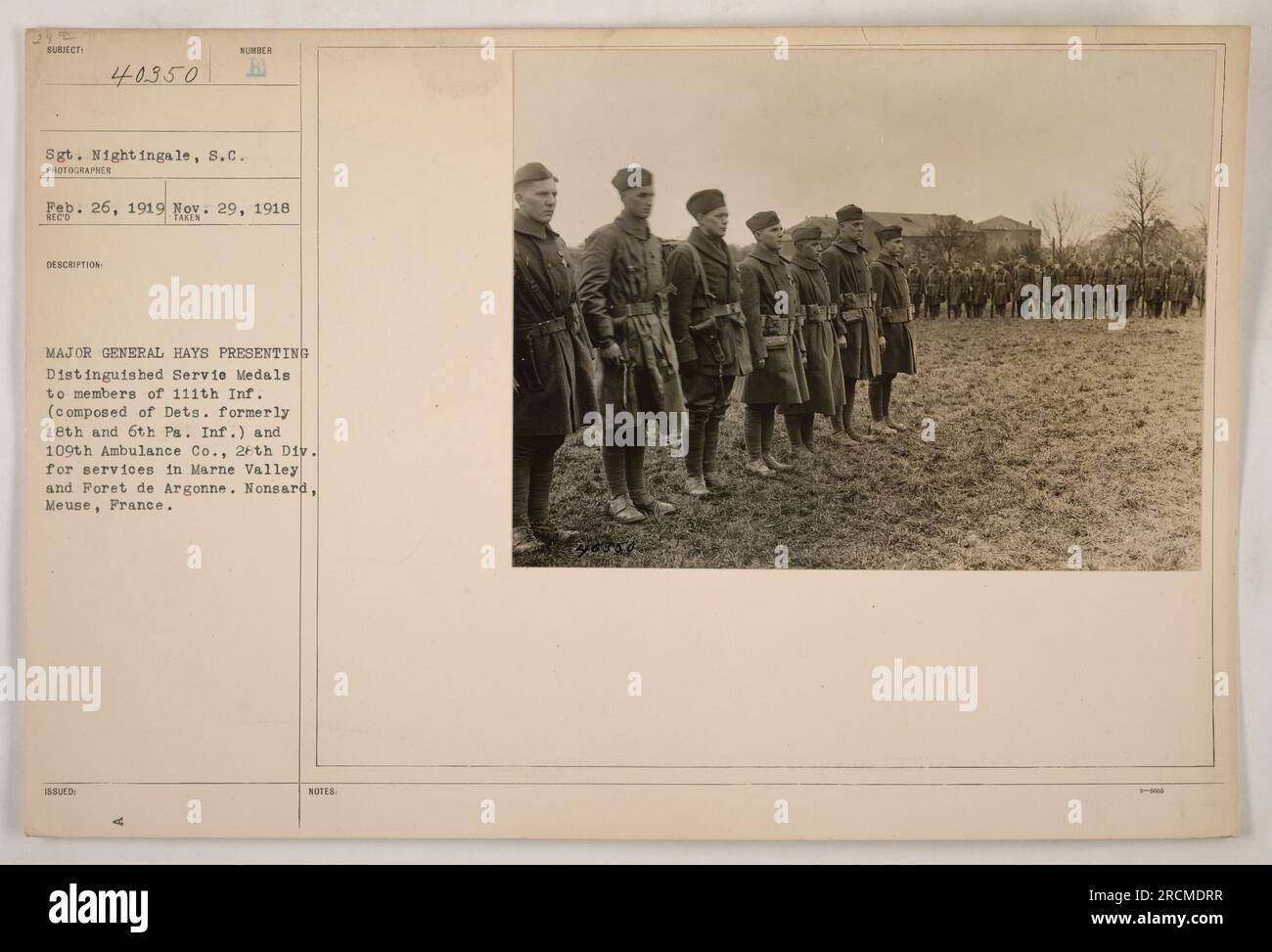 111th infantry hi-res stock photography and images - Alamy