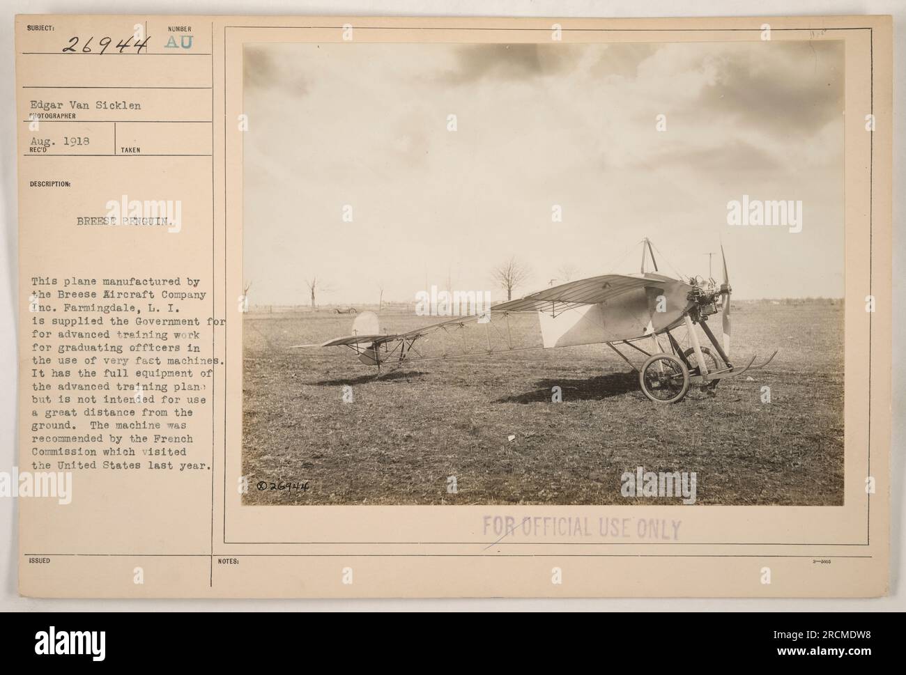 Edgar van sicklen hi-res stock photography and images - Alamy