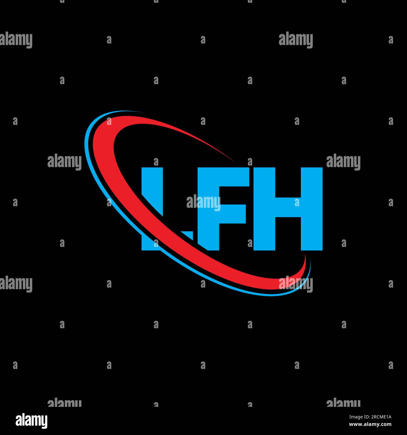 LFH logo. LFH letter. LFH letter logo design. Initials LFH logo linked ...