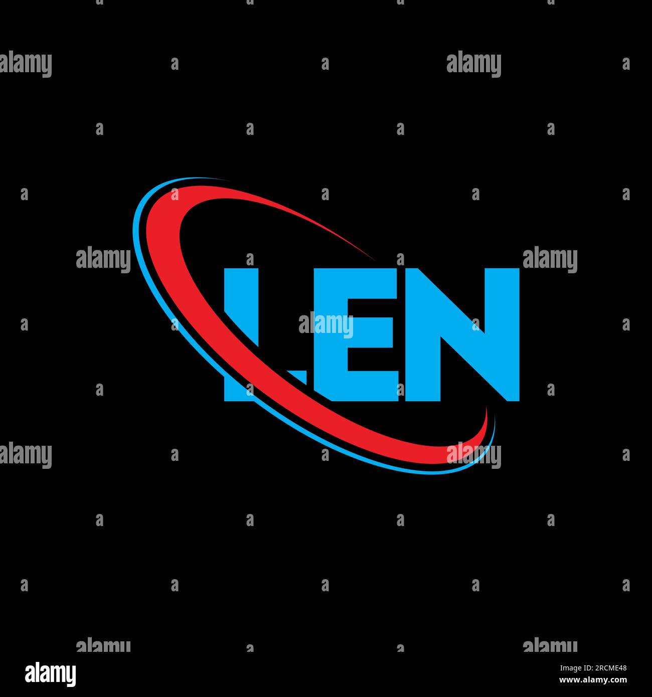 LEN logo. LEN letter. LEN letter logo design. Initials LEN logo linked ...
