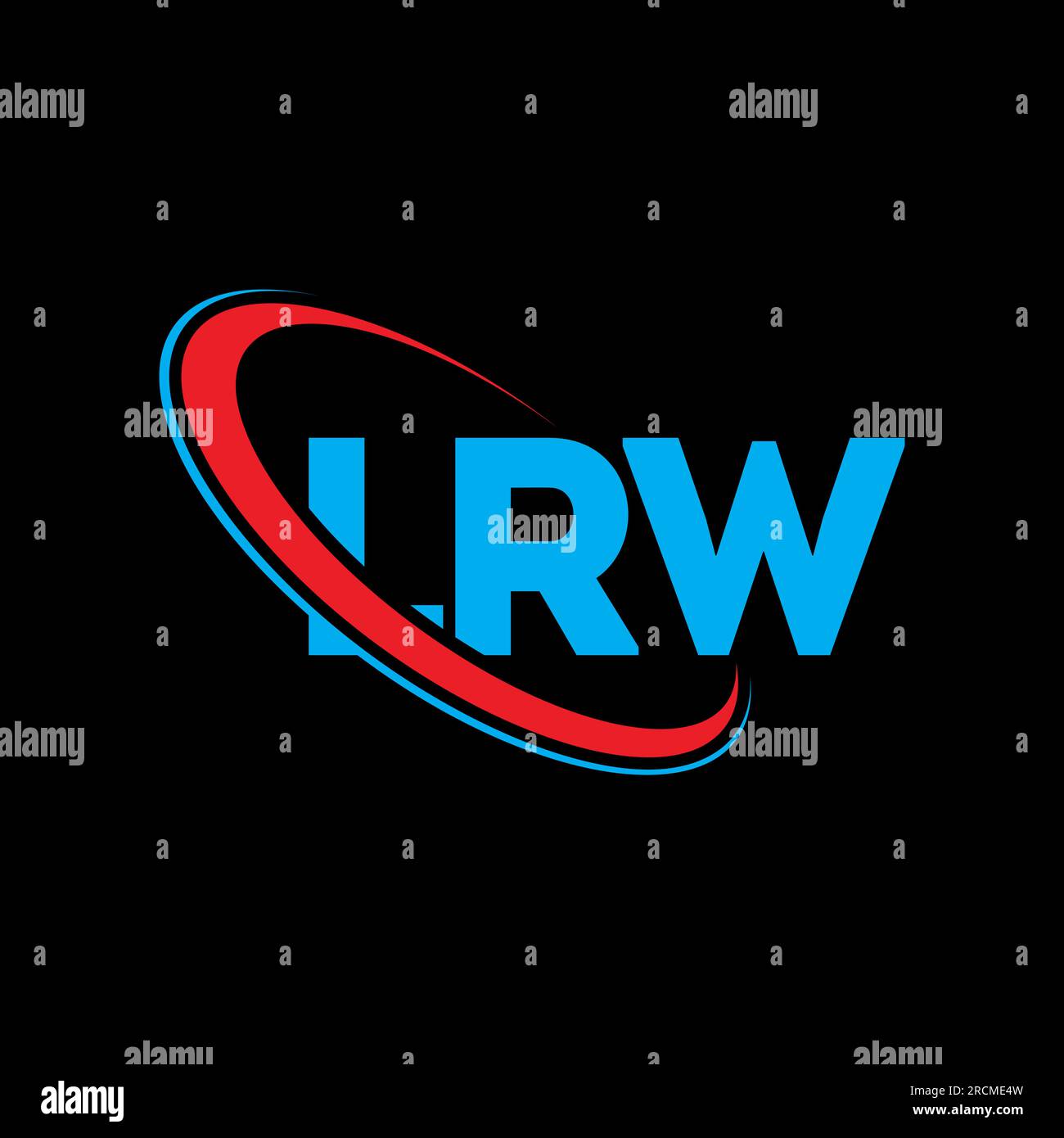 LRW logo. LRW letter. LRW letter logo design. Initials LRW logo linked ...