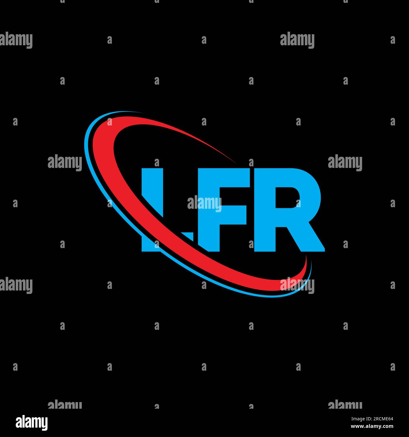 LFR logo. LFR letter. LFR letter logo design. Initials LFR logo linked ...