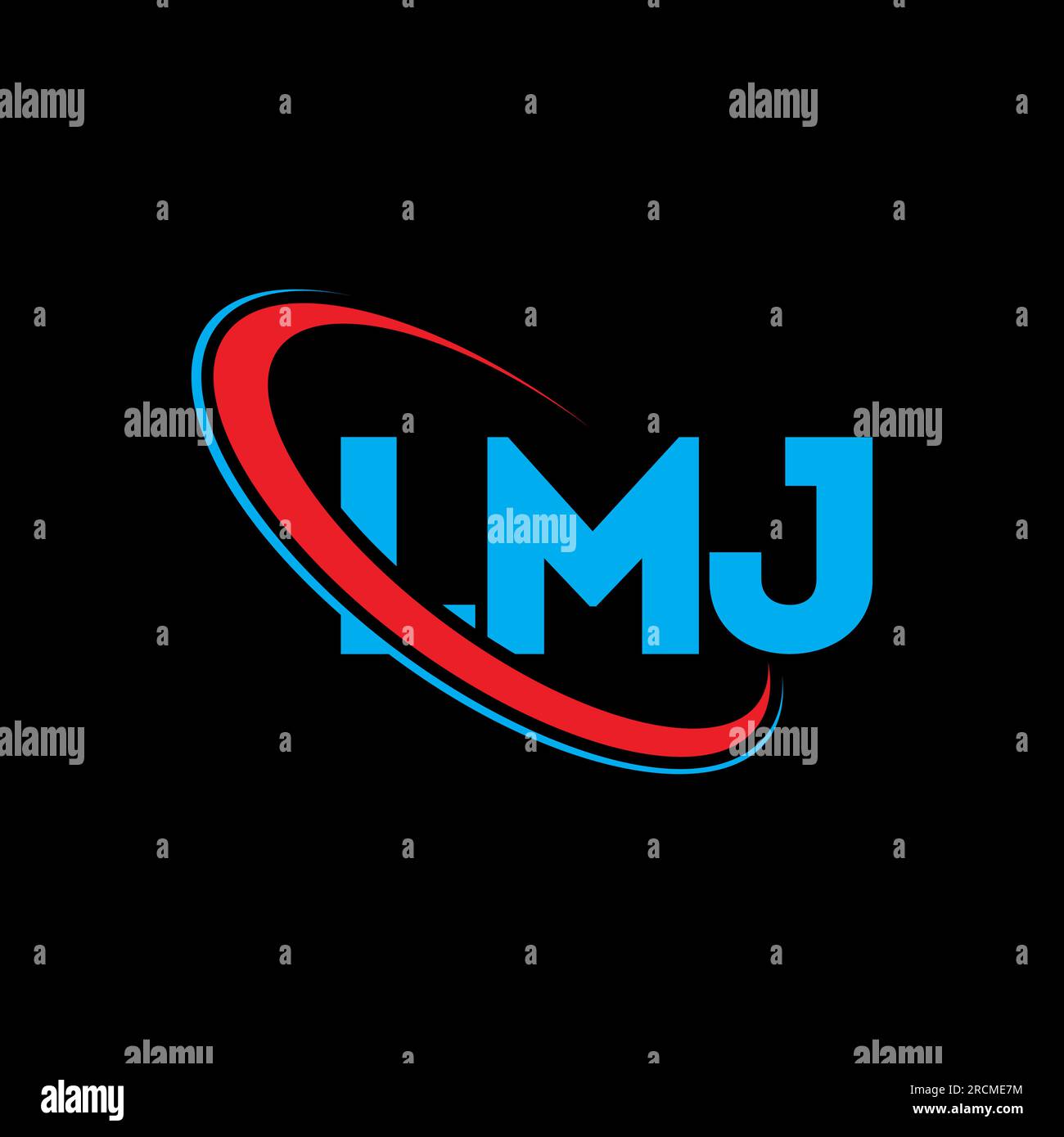 LMJ logo. LMJ letter. LMJ letter logo design. Initials LMJ logo linked ...