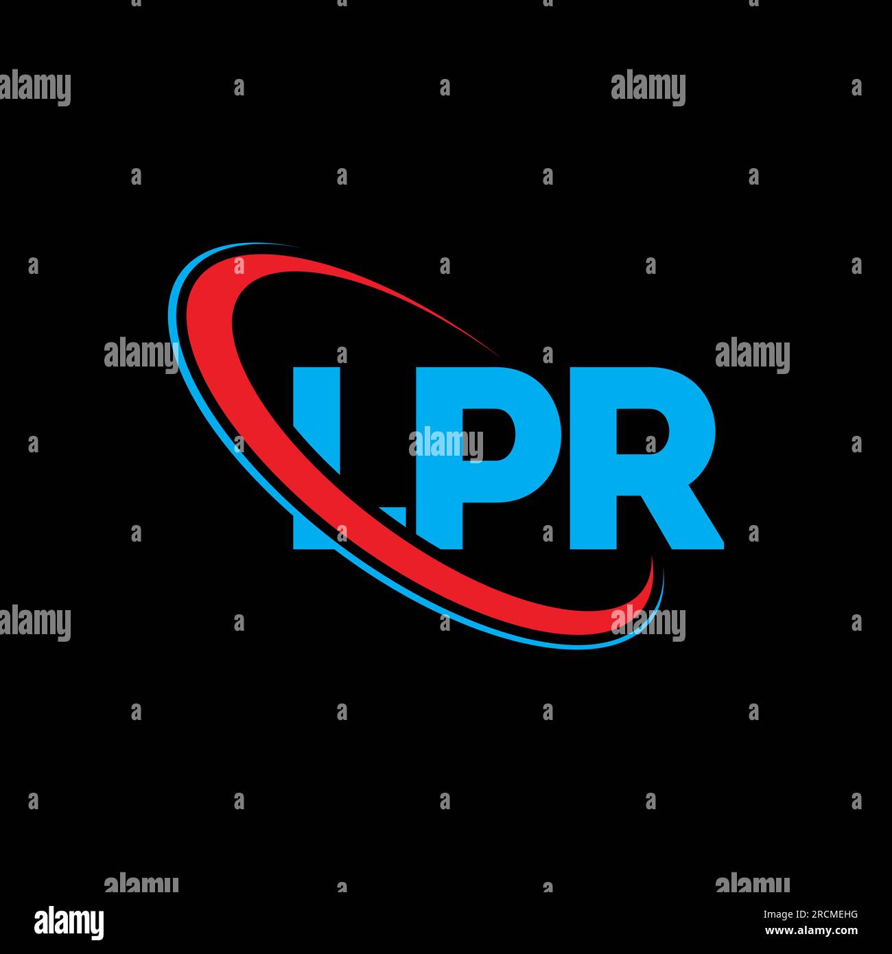 LPR logo. LPR letter. LPR letter logo design. Initials LPR logo linked ...