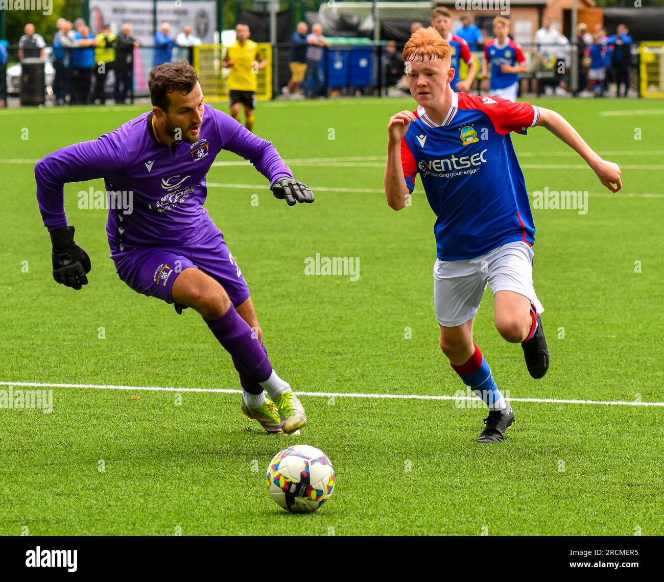 Braiden Graham - H&W Welders Vs Linfield, Saturday 15th July 2023 ...