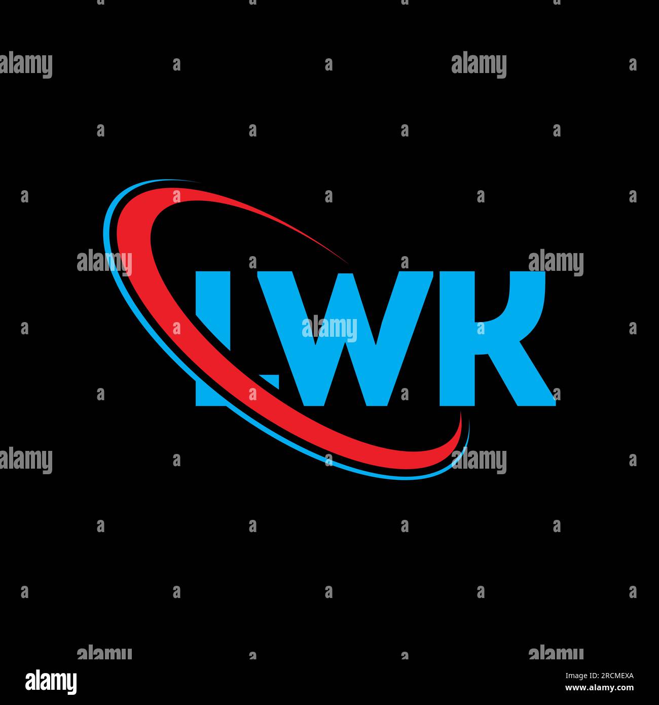 LWK logo. LWK letter. LWK letter logo design. Initials LWK logo linked ...