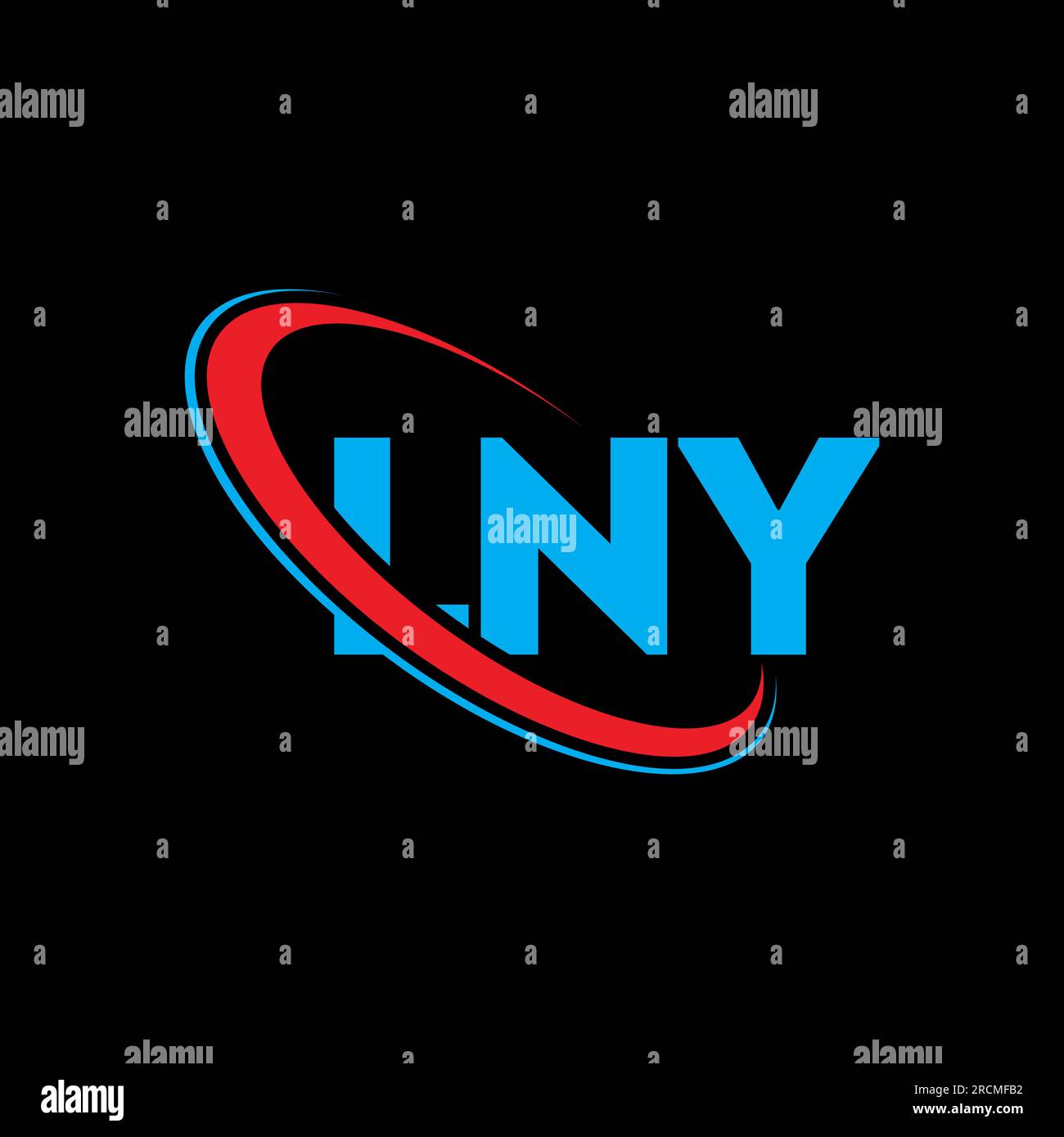 LNY logo. LNY letter. LNY letter logo design. Initials LNY logo linked ...