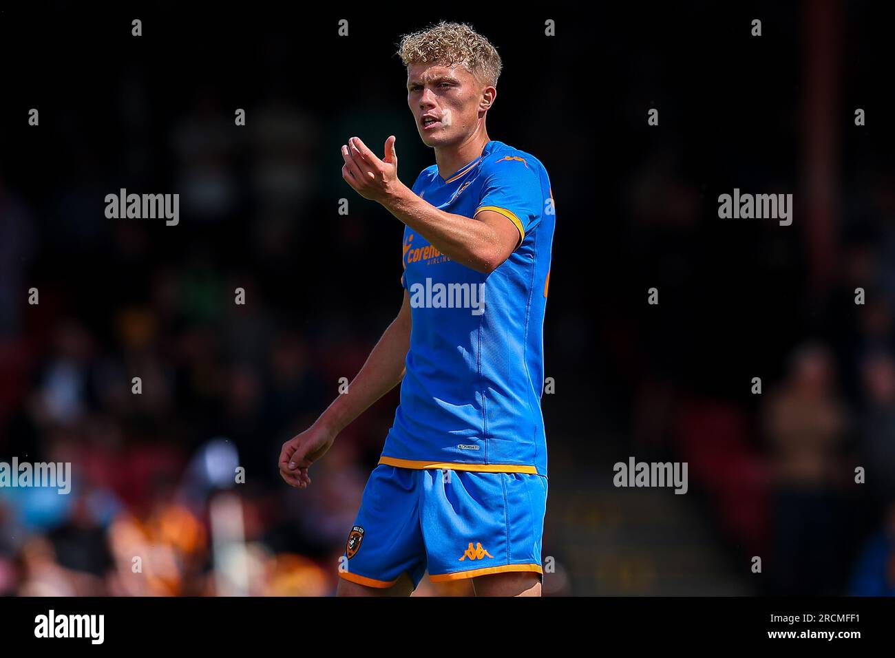 Andy Smith of Hull City during the Pre-season friendly match Grimsby ...