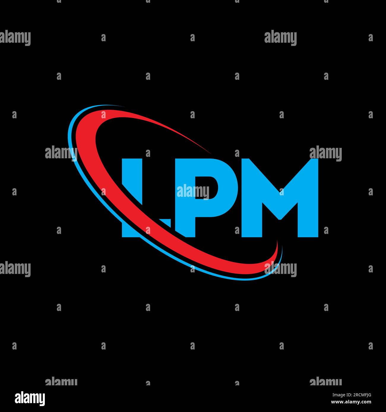 LPM logo. LPM letter. LPM letter logo design. Initials LPM logo linked ...