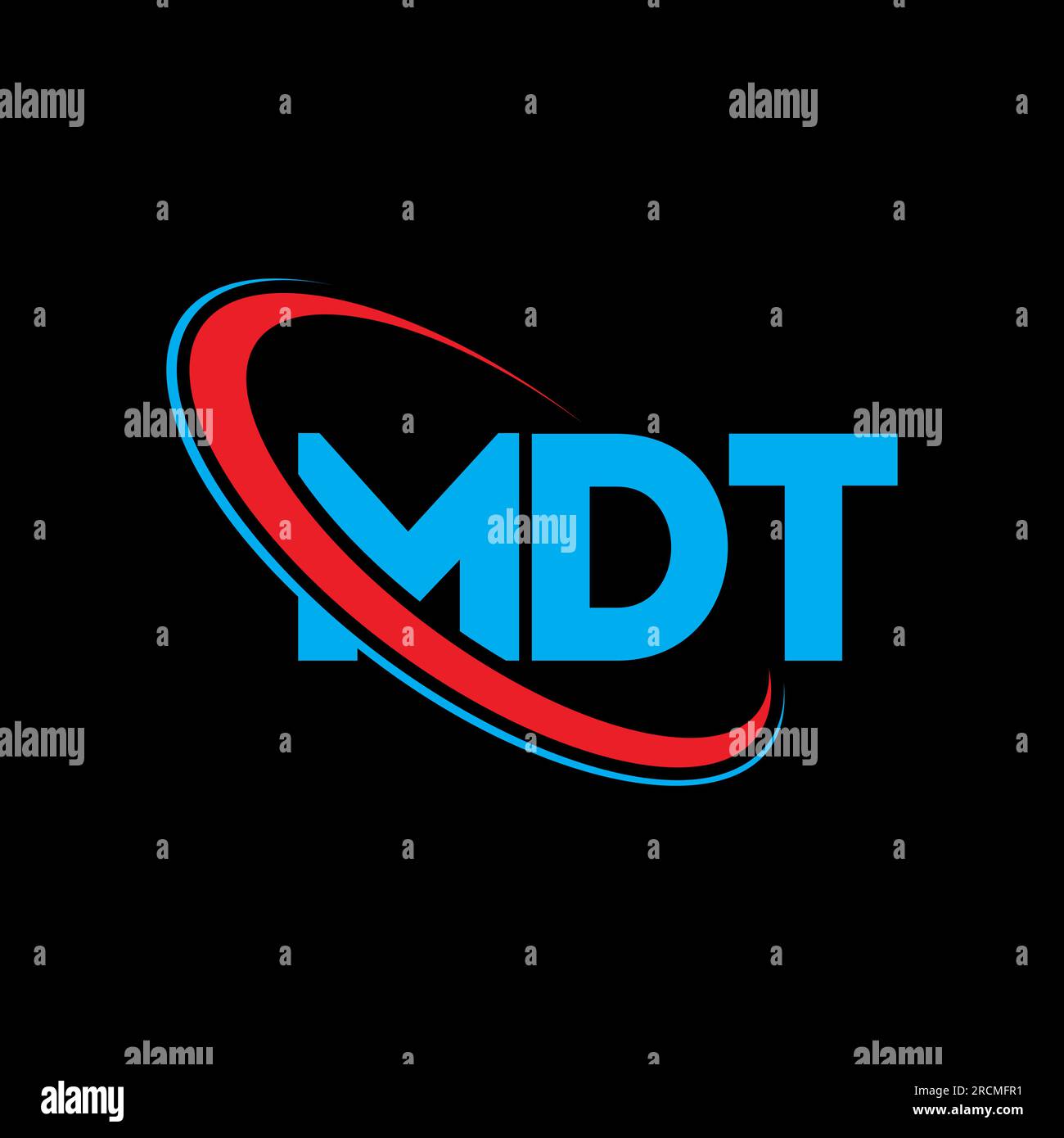 MDT logo. MDT letter. MDT letter logo design. Initials MDT logo linked ...