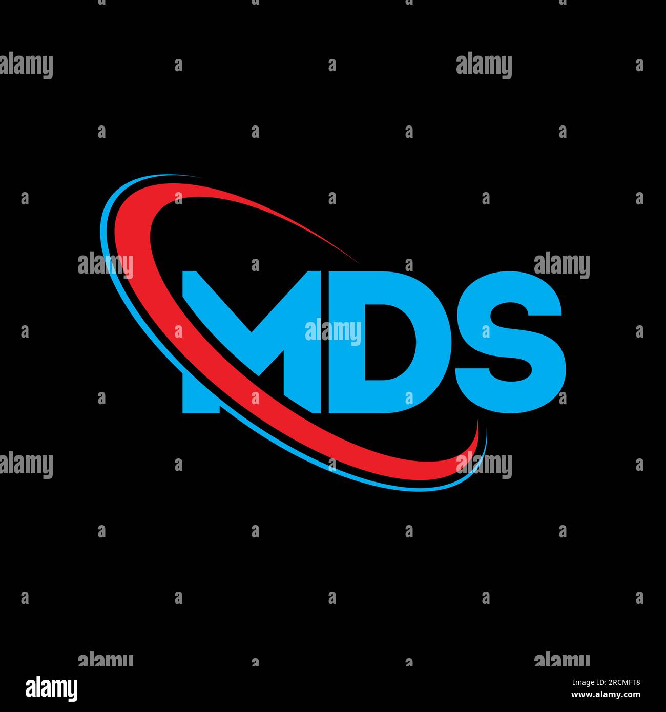 MDS logo. MDS letter. MDS letter logo design. Initials MDS logo linked ...