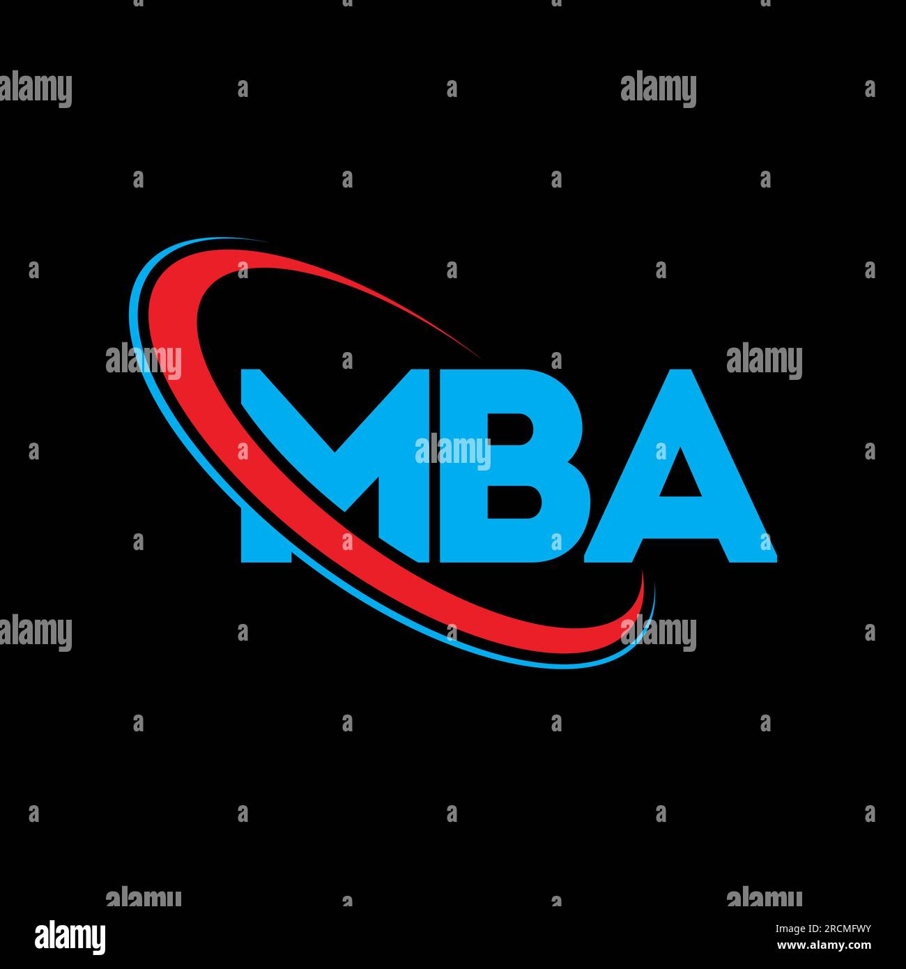 MBA logo. MBA letter. MBA letter logo design. Initials MBA logo linked ...