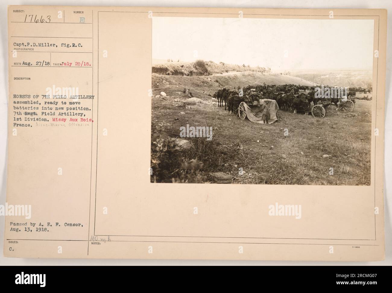 7th field artillery regiment hi-res stock photography and images - Alamy