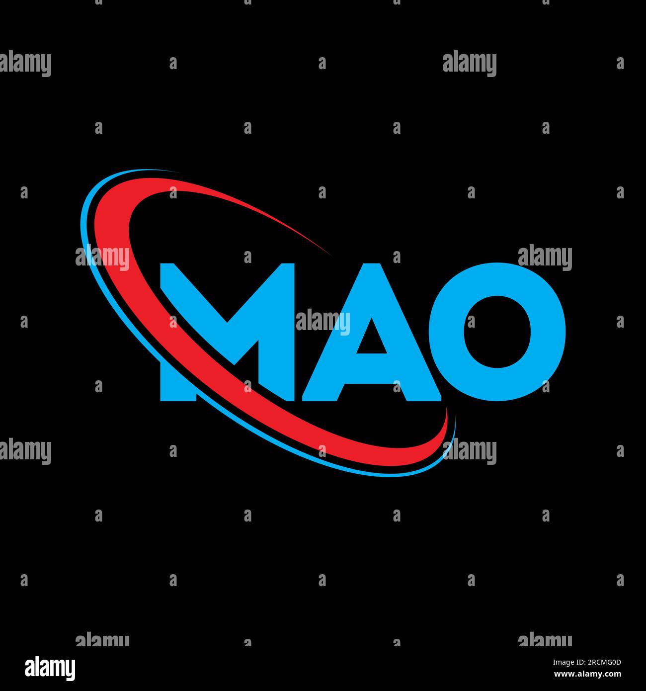 MAO logo. MAO letter. MAO letter logo design. Initials MAO logo linked ...