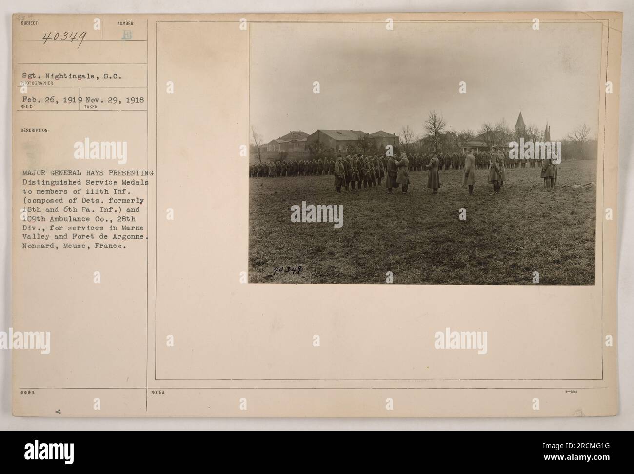 111th infantry hi-res stock photography and images - Alamy