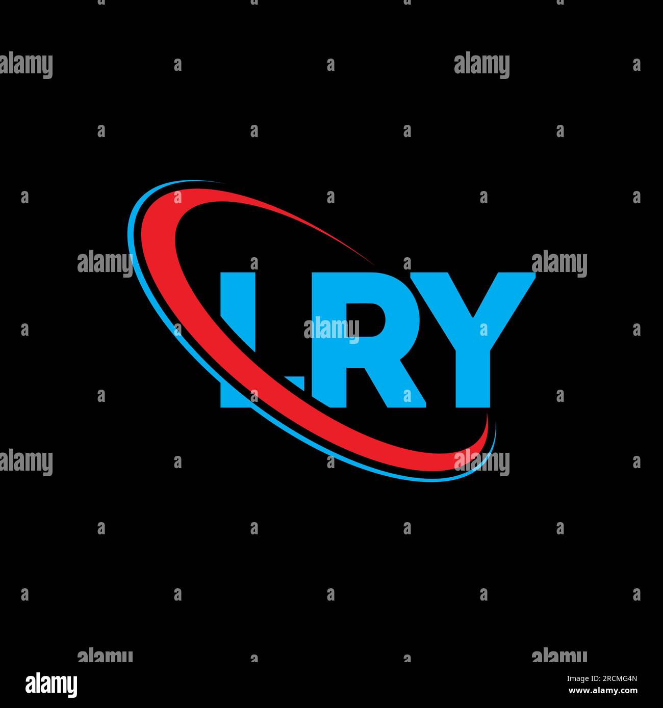 LRY logo. LRY letter. LRY letter logo design. Initials LRY logo linked ...